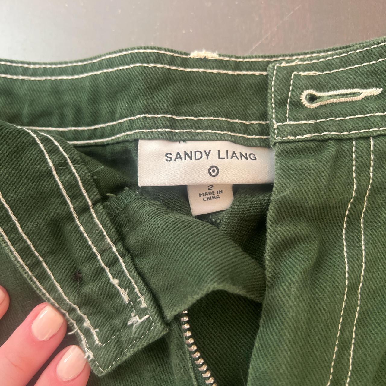 Target green pants, size 2 but fit more like a 4.... | Depop