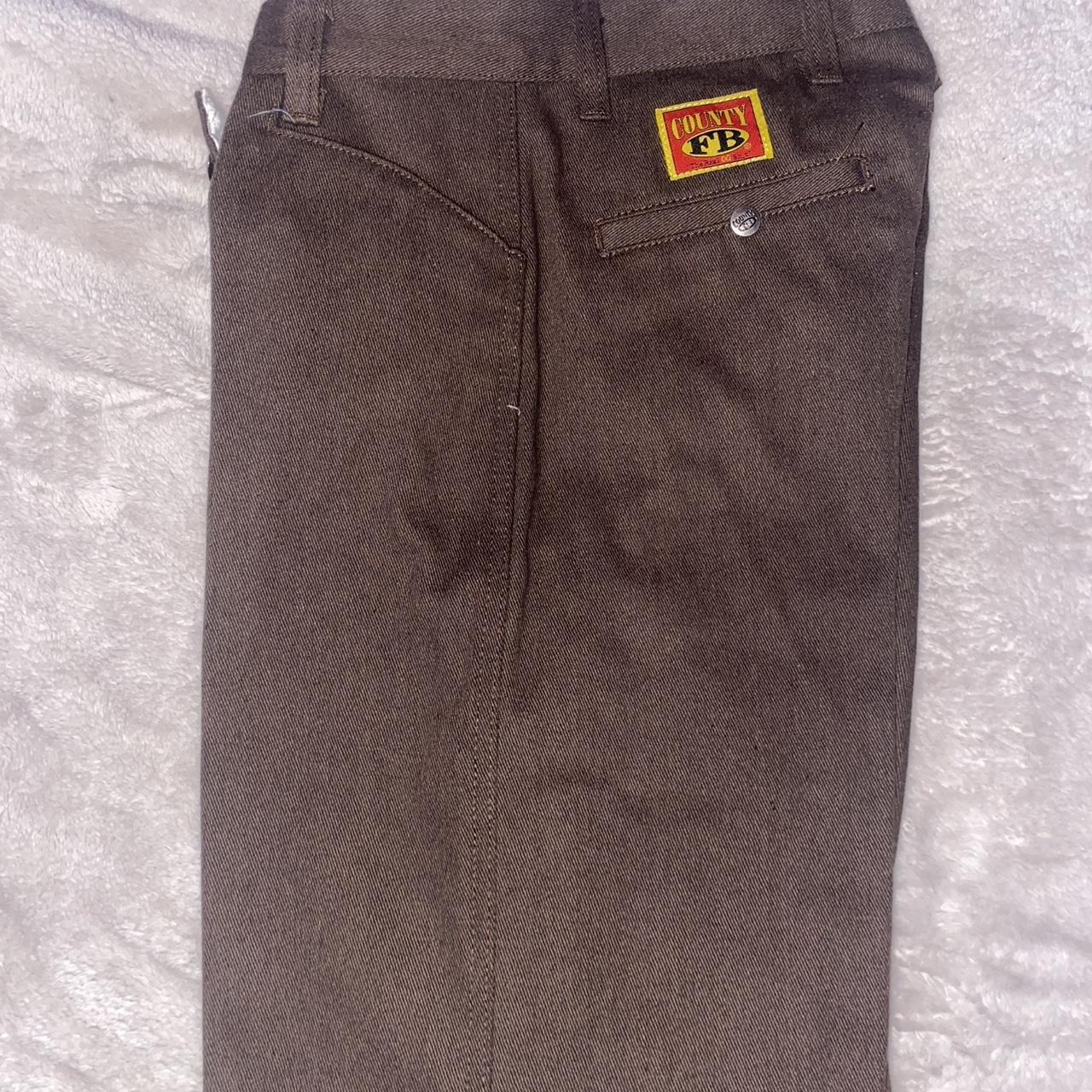 Brown FB County pants Never worn brand new baggy | Depop