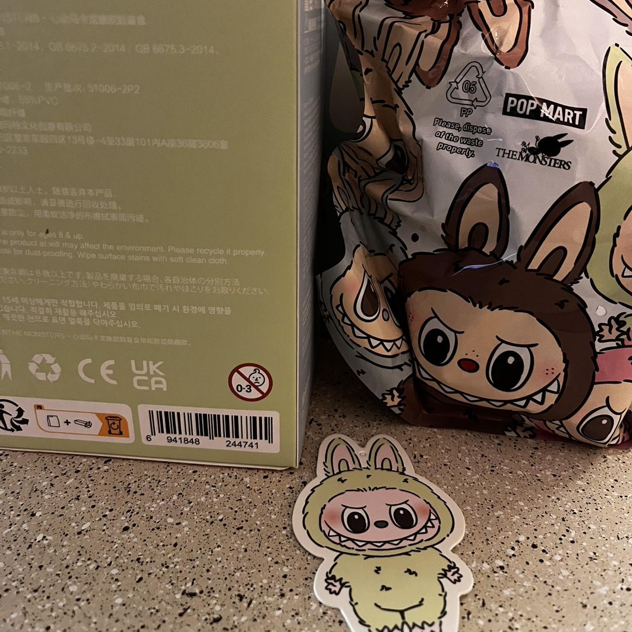 official labubu exciting macaron. QR code on box, ID... | Depop