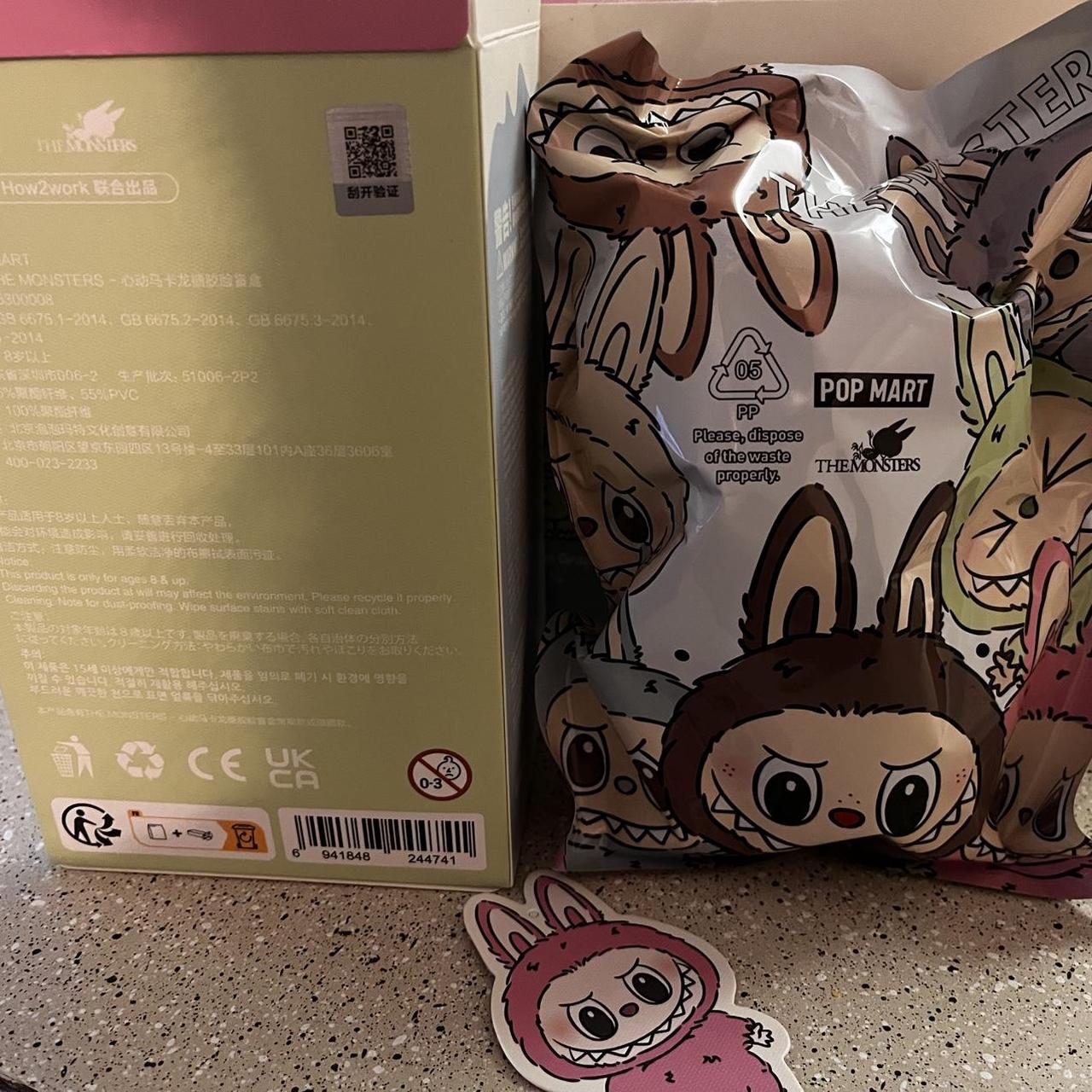 official labubu exciting macaron. QR code on box, ID... | Depop