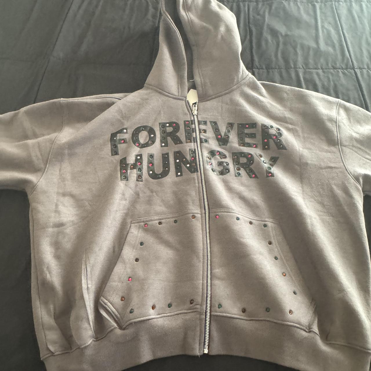 Forever Hungry Zip Up (size XL) (if purchased with... | Depop