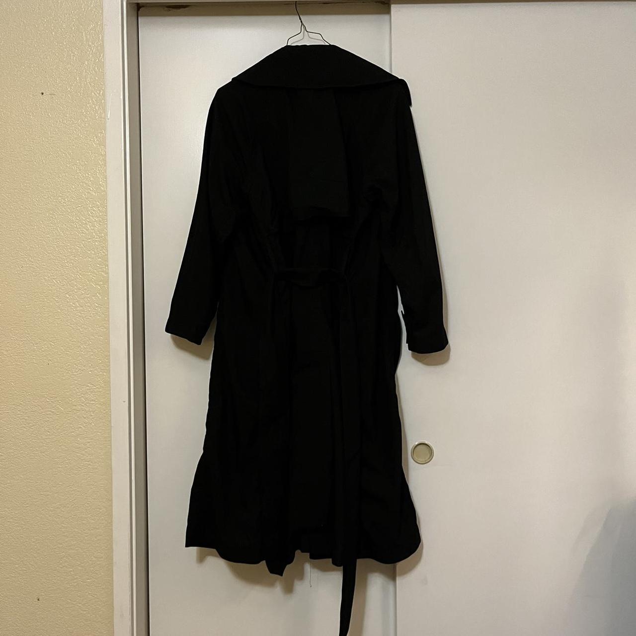 Aritzia Wilfred Brand Light Black Trenchcoat Size:... - Depop