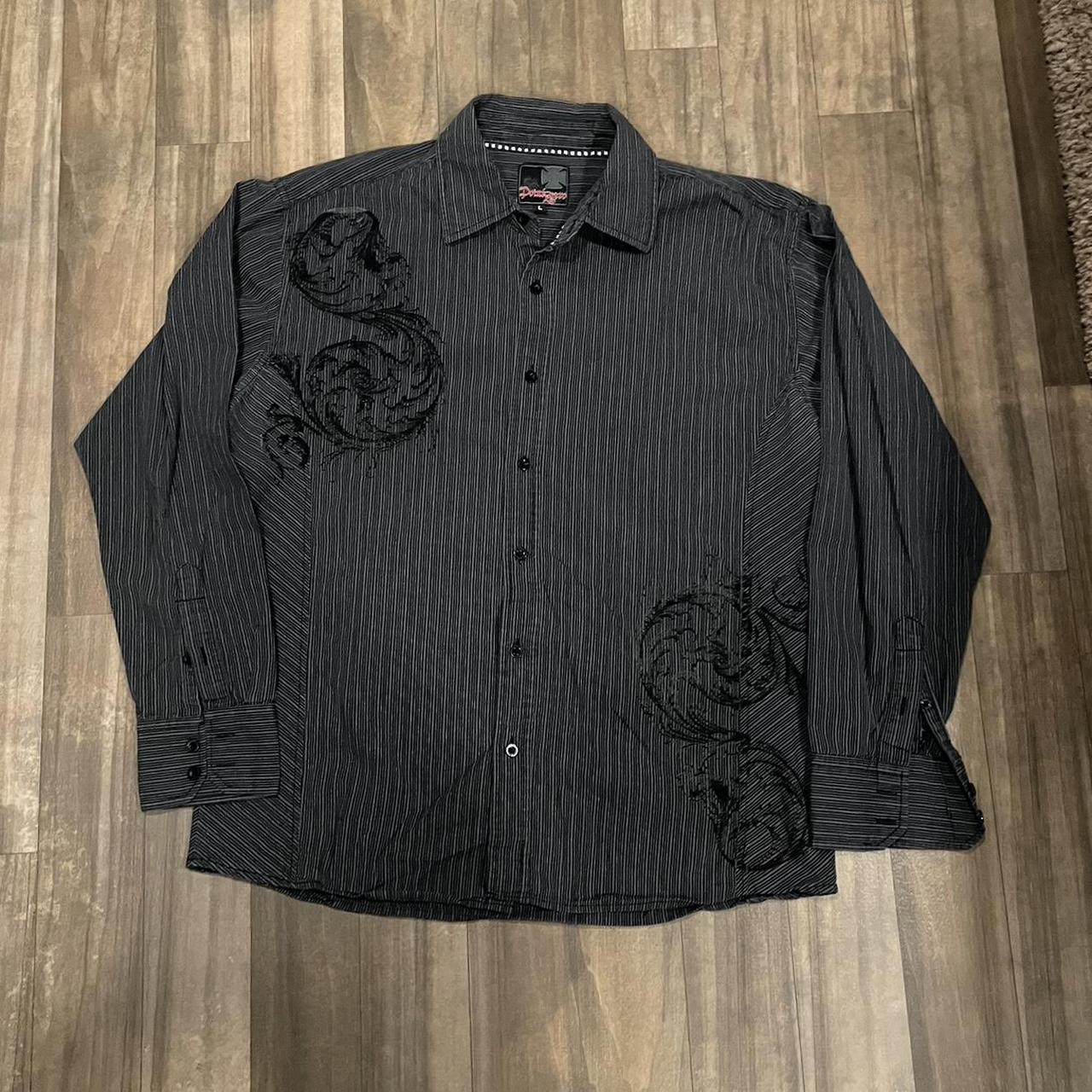 Point Zero long sleeve button up shirt - Depop