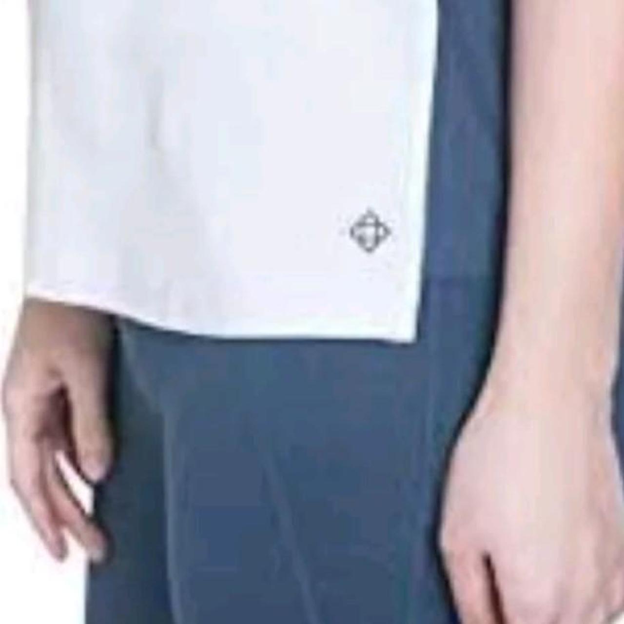 Womens Organic Cotton Short Sleeve T-Shirt Blue Size... - Depop