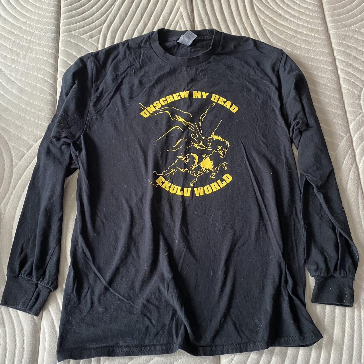 EKULU WORLD Unscrew My Head long sleeve tee size... - Depop EKULU WORLD Unscrew My Head long sleeve tee size... - Depop