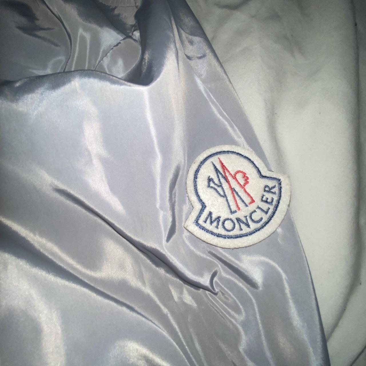 Moncler grey WindBreaker jacket coat No Nfc, yet... - Depop