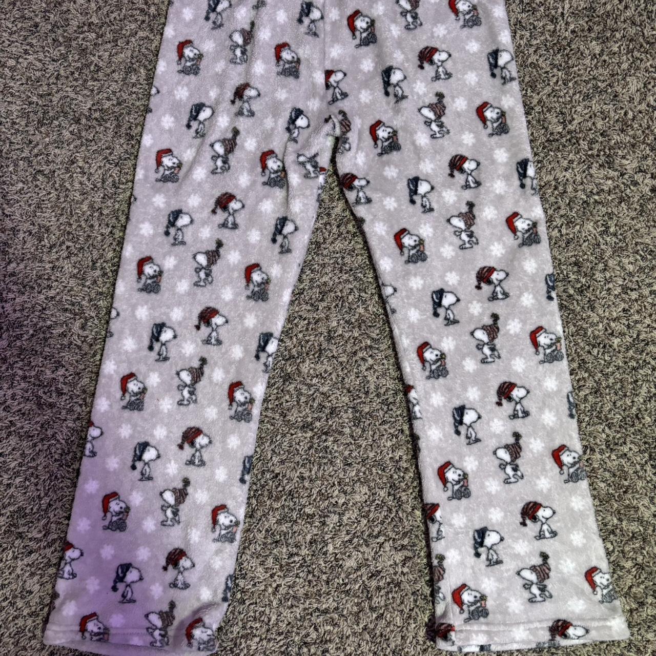 Peanuts PJ Pants, woman’s medium, fleece #peanuts... - Depop
