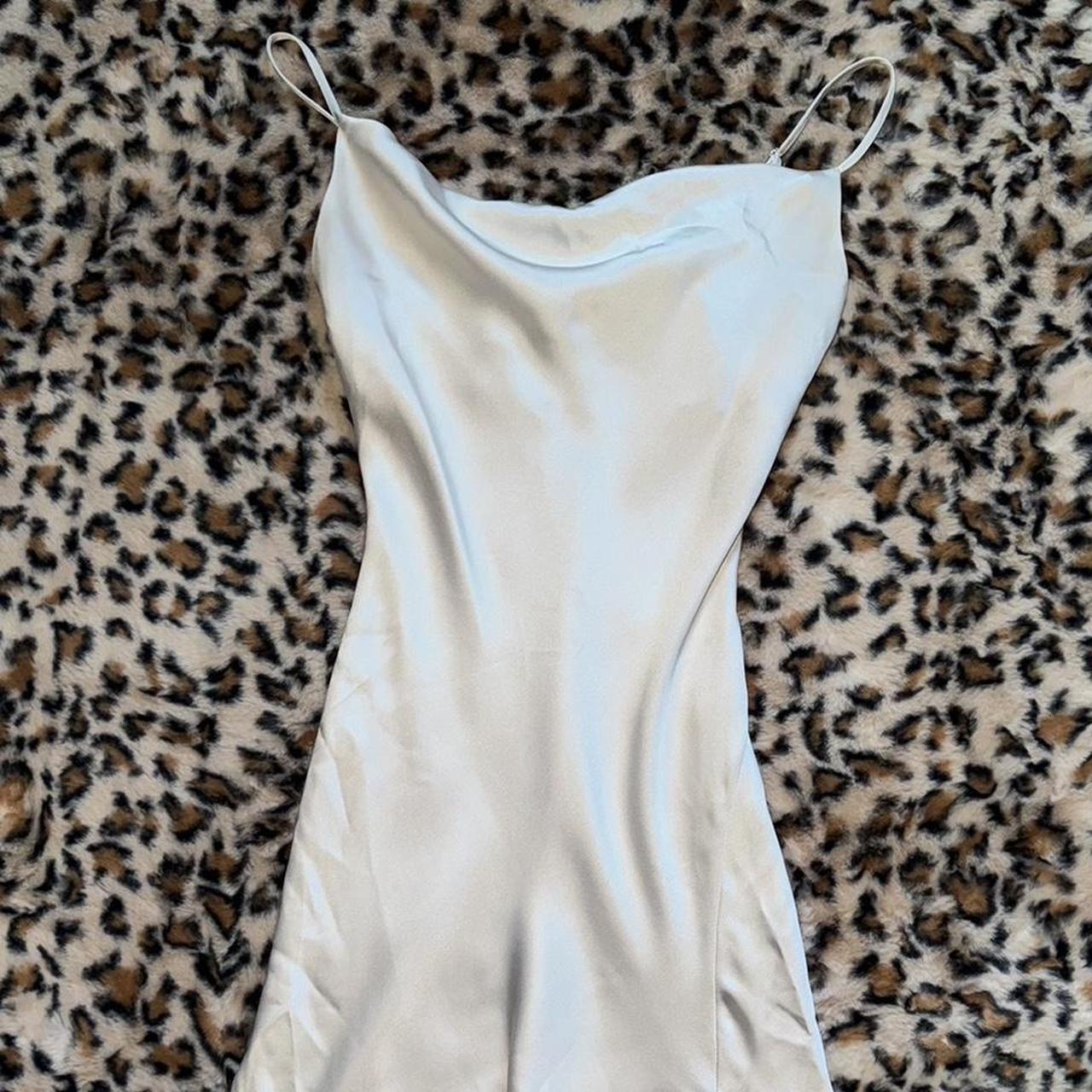 Dynamite white mini slip dress. Says size xxs but... - Depop