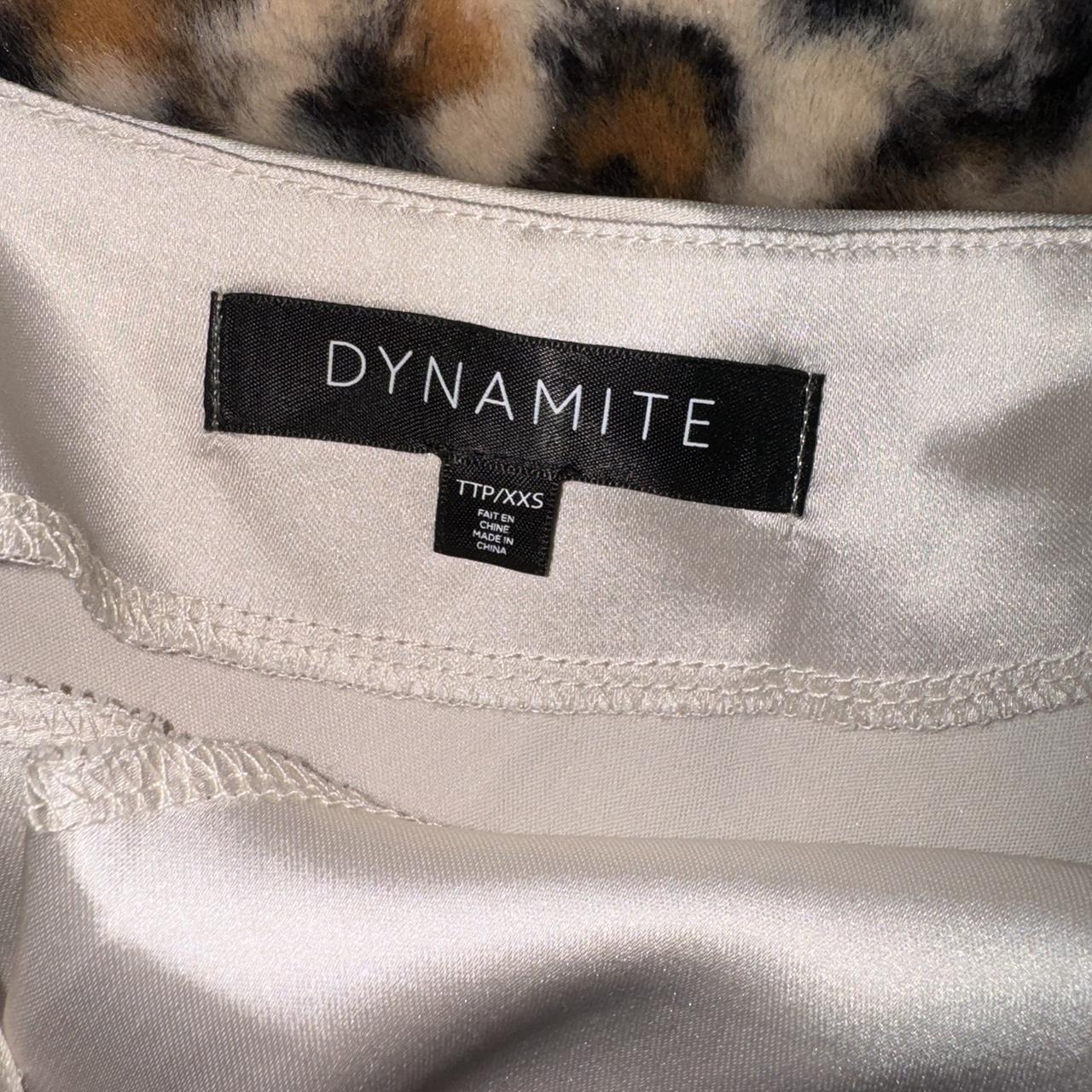 Dynamite white mini slip dress. Says size xxs but... - Depop