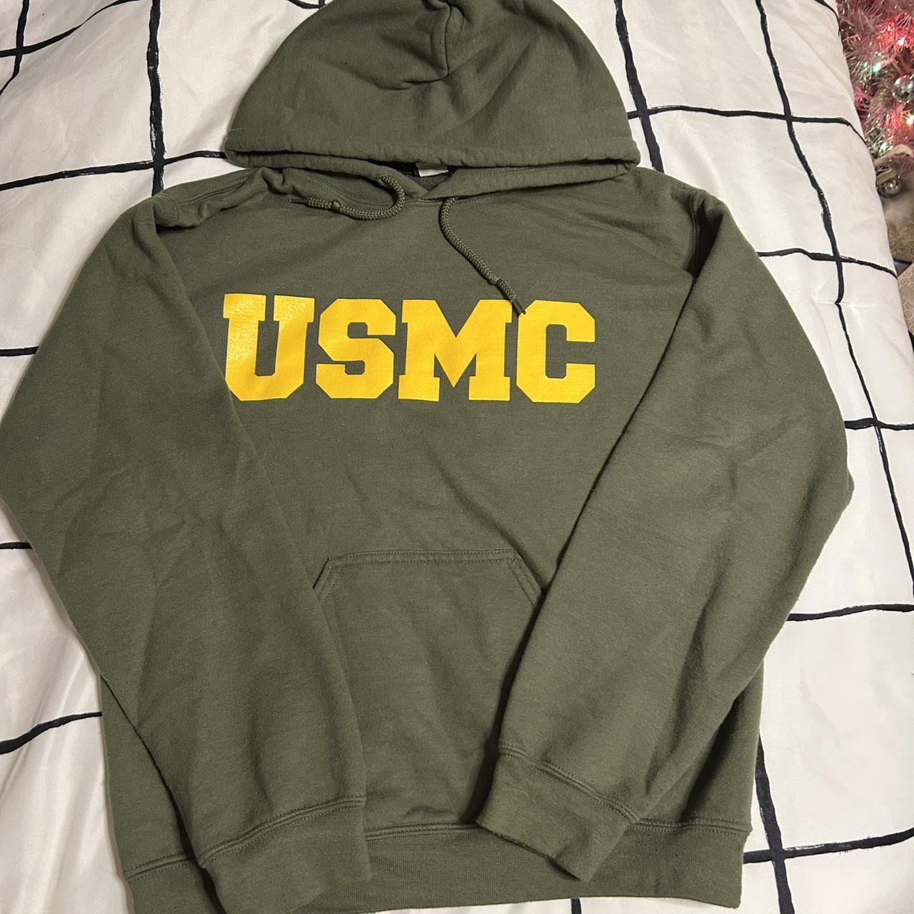 Usmc hoodie MV sport Size small Some pilling but in... | Depop
