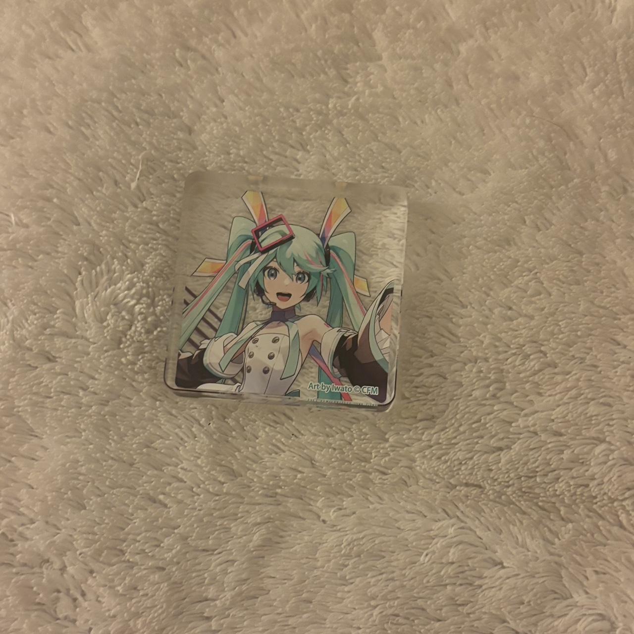 SUPER CUTE MIKU MINI ARYLIC BLOCK!!🪽 perfect for... - Depop