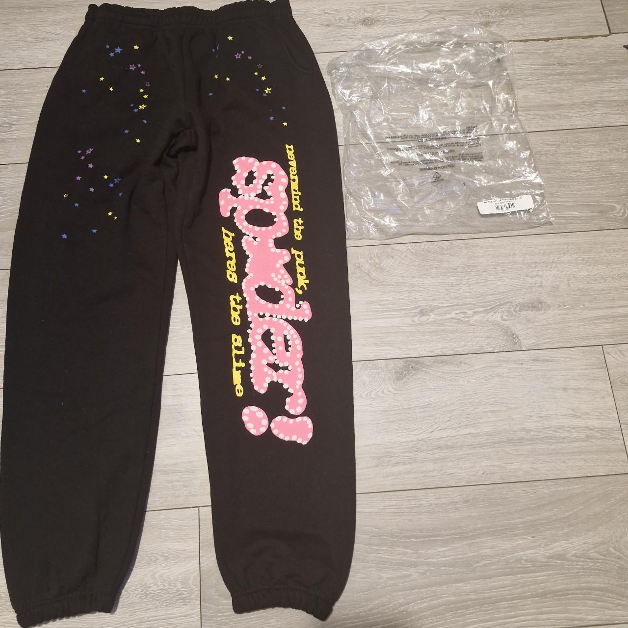 Sp5der punk V2 sweatpants authentic never worn +... - Depop