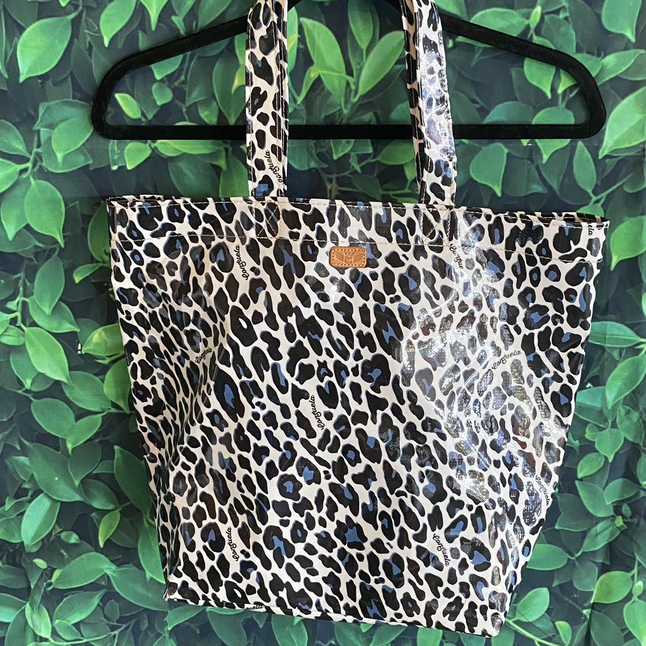 Consuela bag Leaped black and blue Large plastic... - Depop