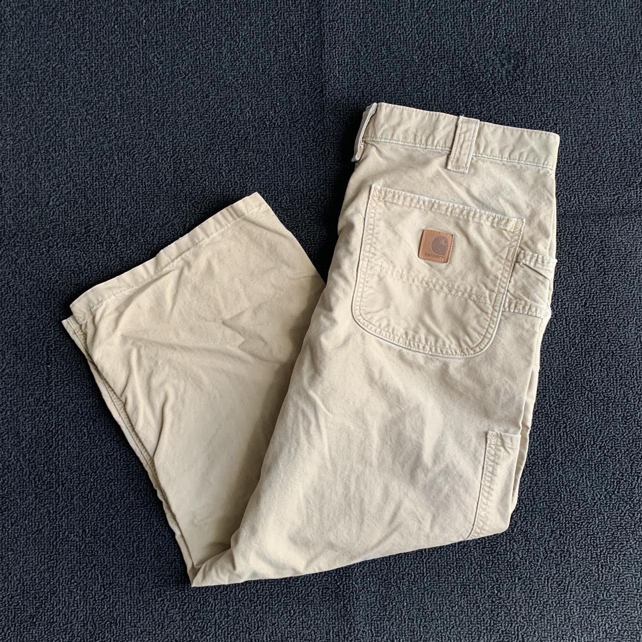 Carhartt Dark Tan Carpenter Size - Measure... | Depop