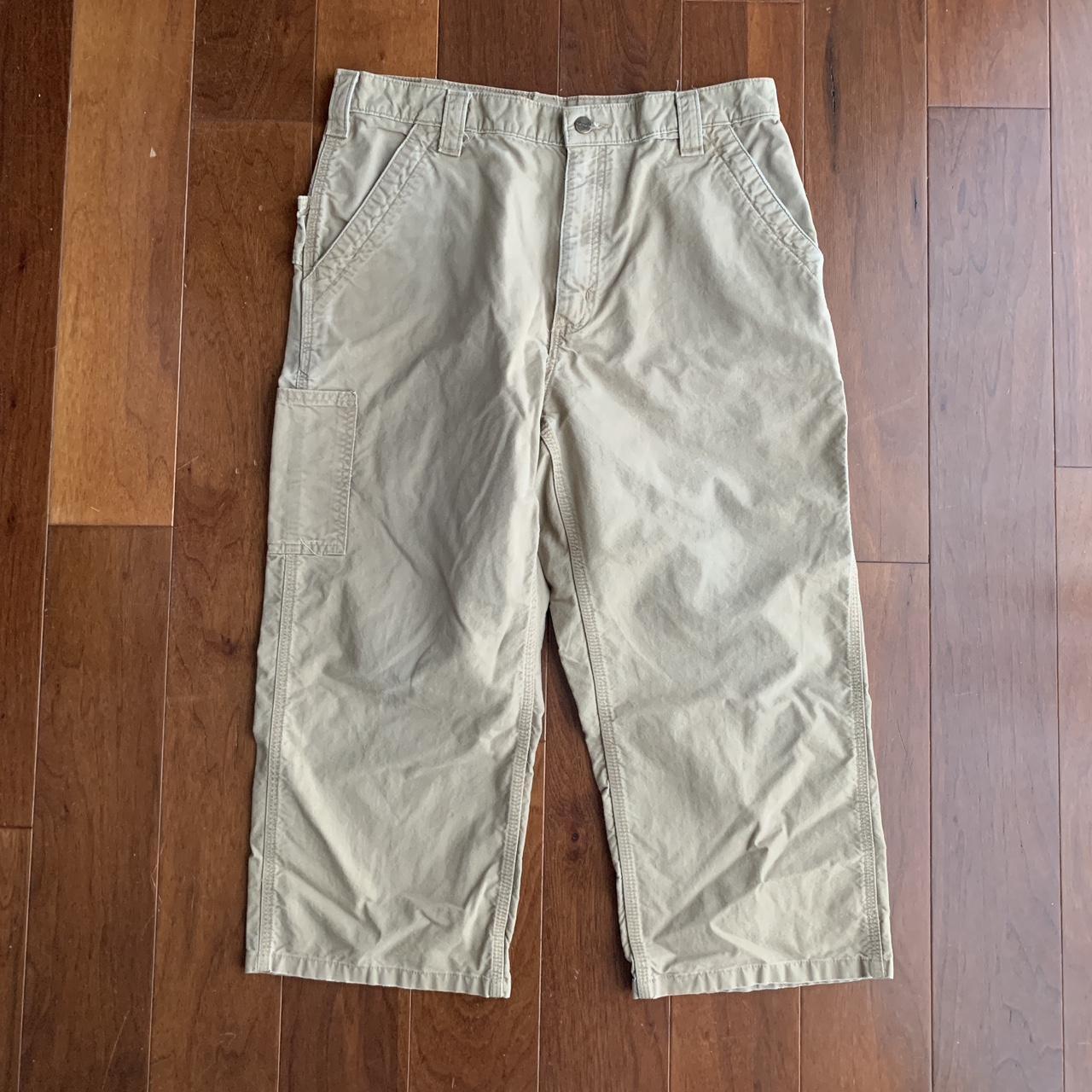 Carhartt Dark Tan Carpenter Size - Measure... | Depop