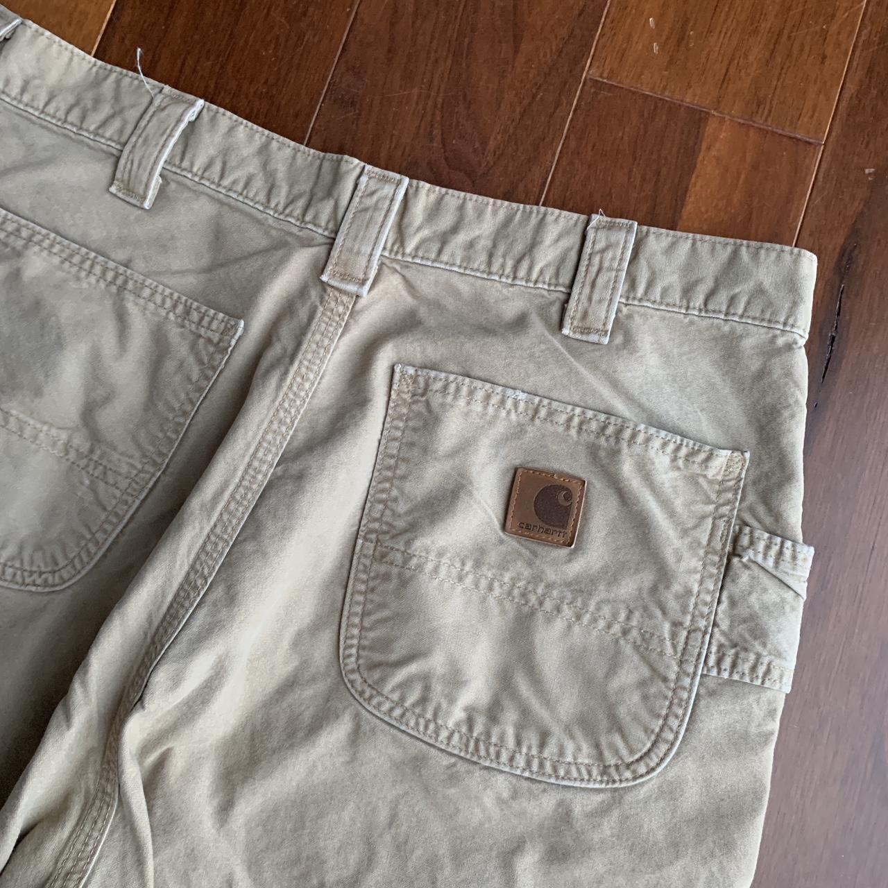Carhartt Dark Tan Carpenter Size - Measure... | Depop