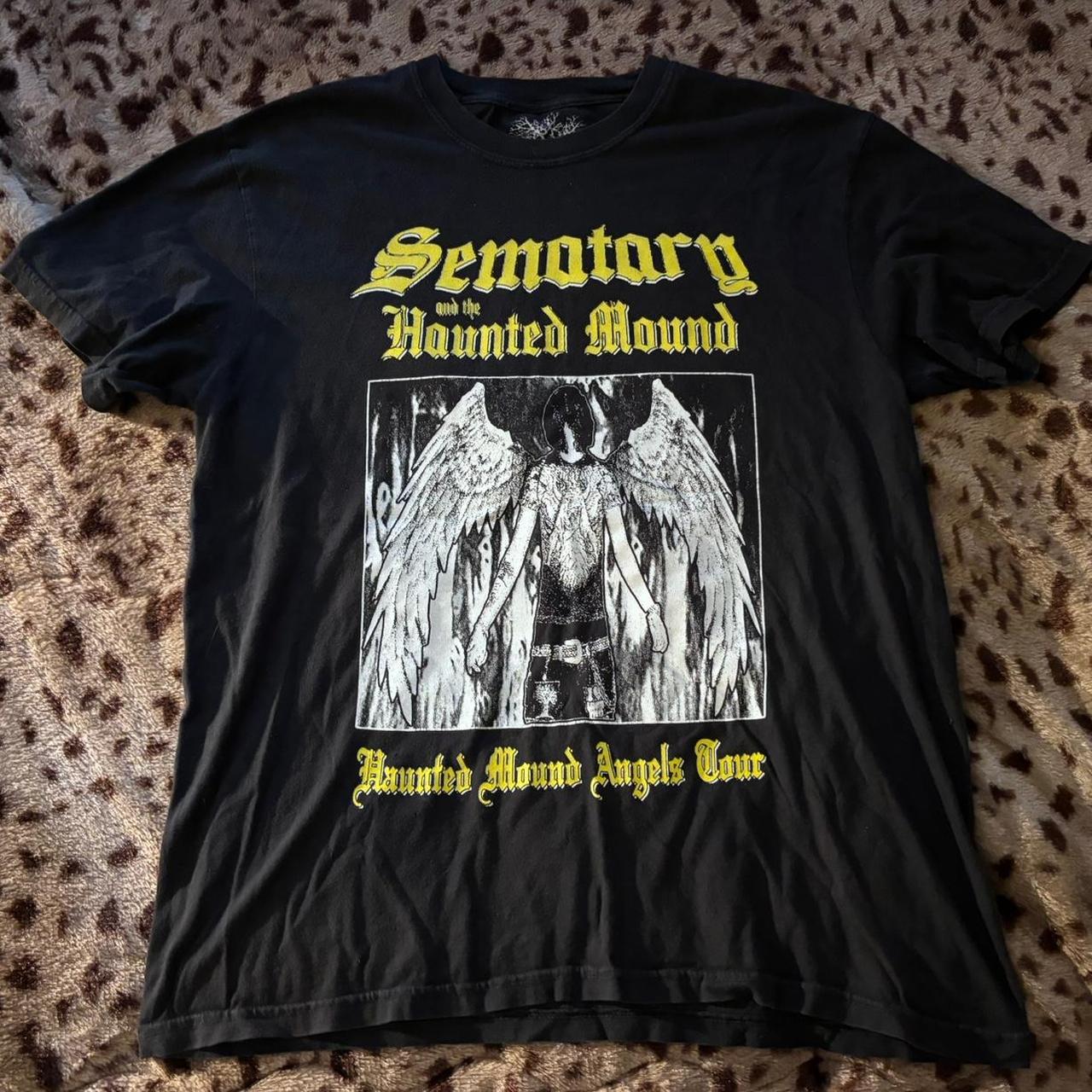 sematary haunted mound bloody angel tour tee Size... | Depop