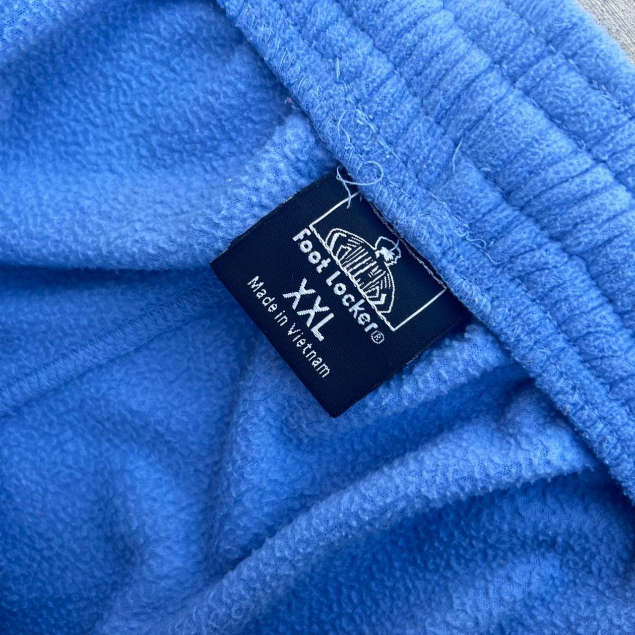 Vintage Y2k Foot Locker Light Blue and Black Wide... - Depop