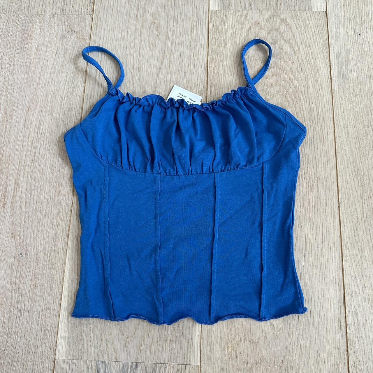 Subdued brand new blue crop top With tags never worn... - Depop