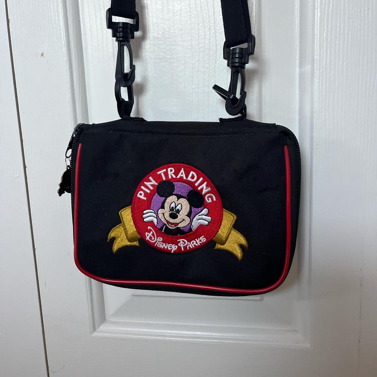 Disney parks pin trading bag official merchandise... | Depop