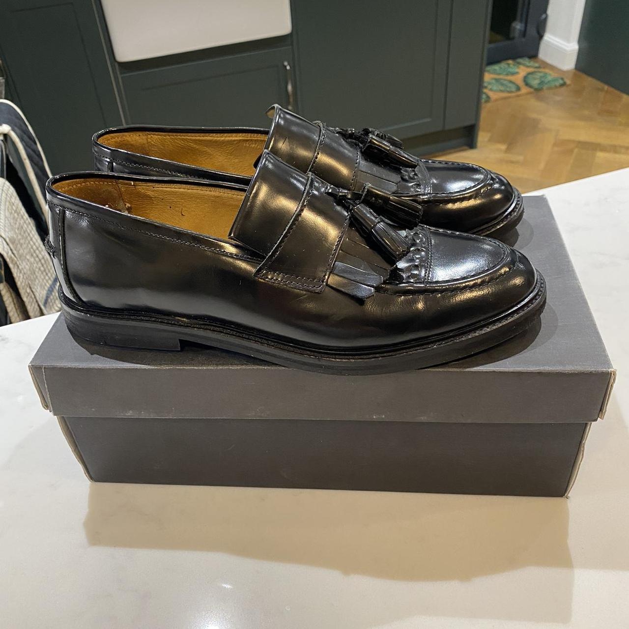 House of Hounds leather loafers These fit slightly... - Depop