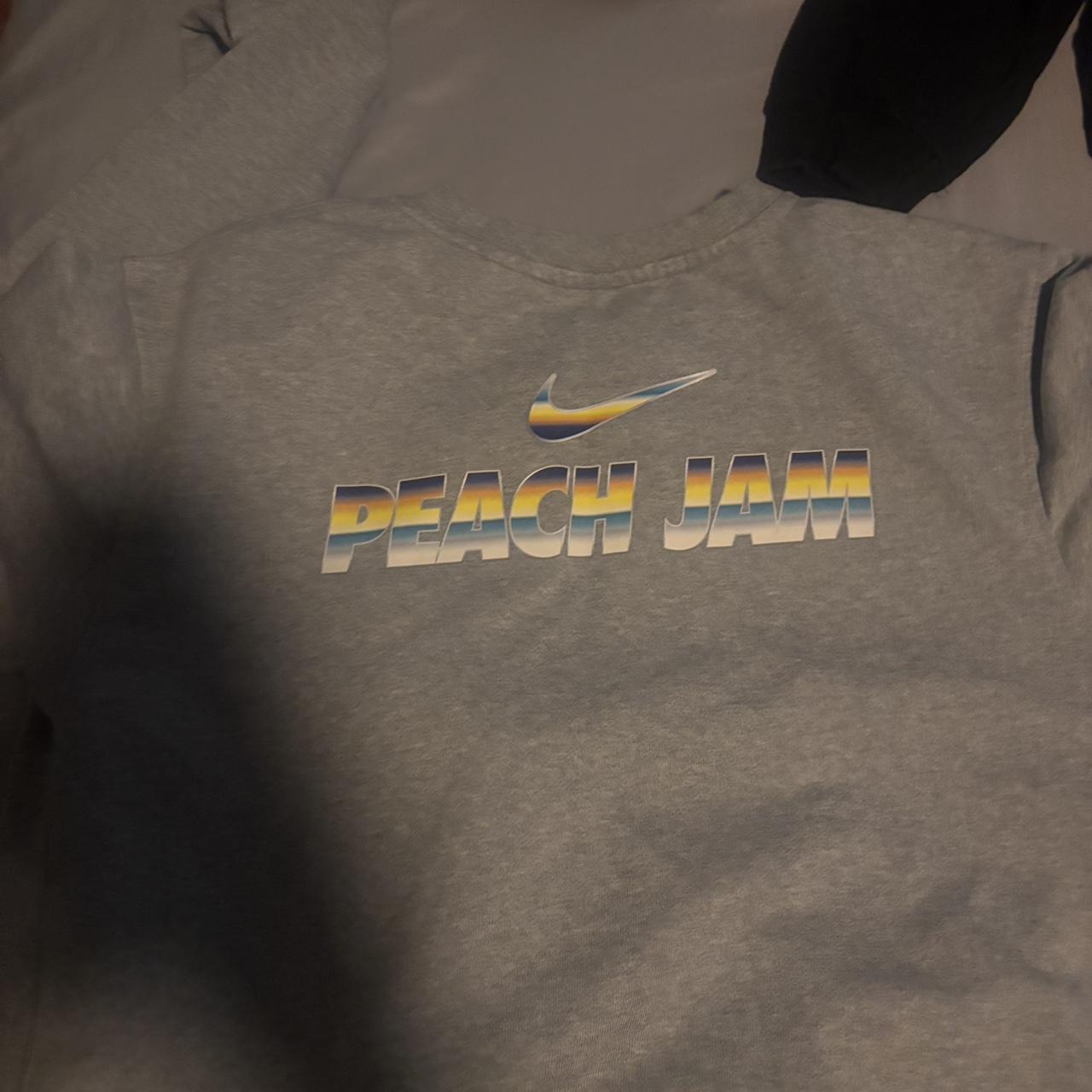 Grey Nike eybl peach jam tracksuit #nike #tracksuit | Depop