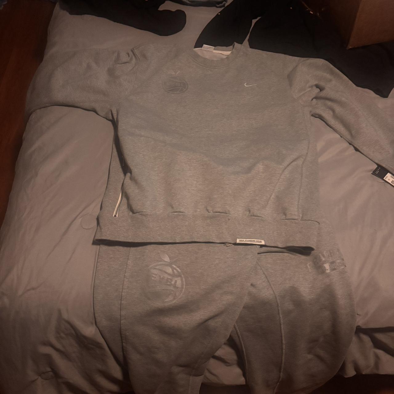 Grey Nike eybl peach jam tracksuit #nike #tracksuit | Depop