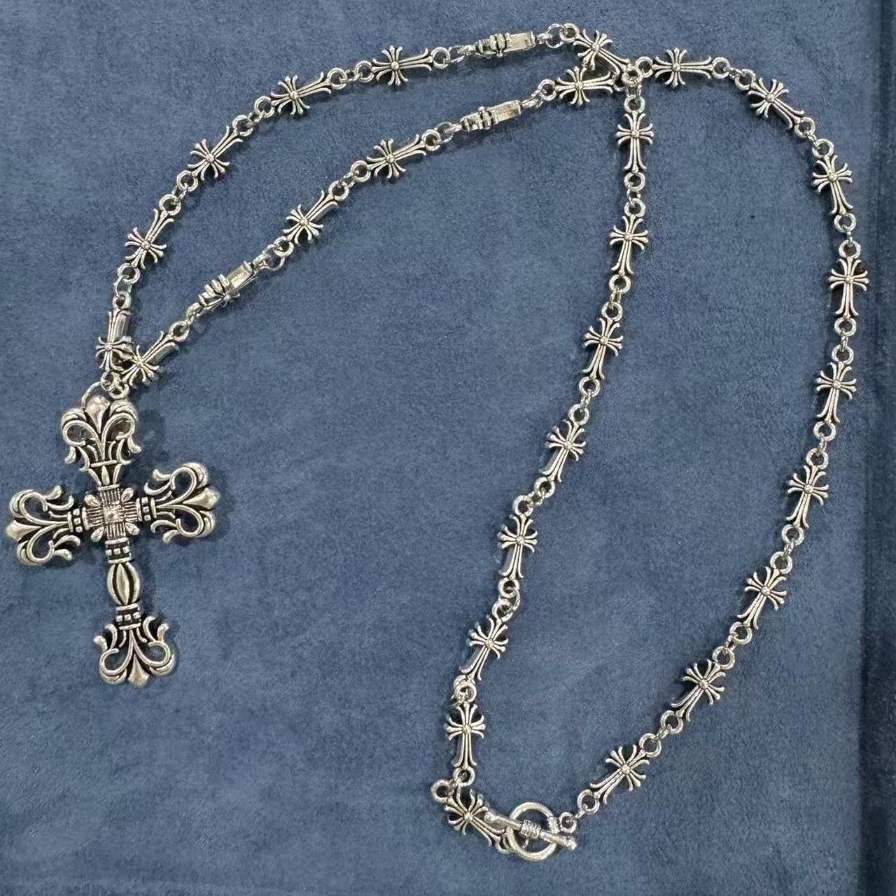 Punk cross necklace #jewellery - Depop