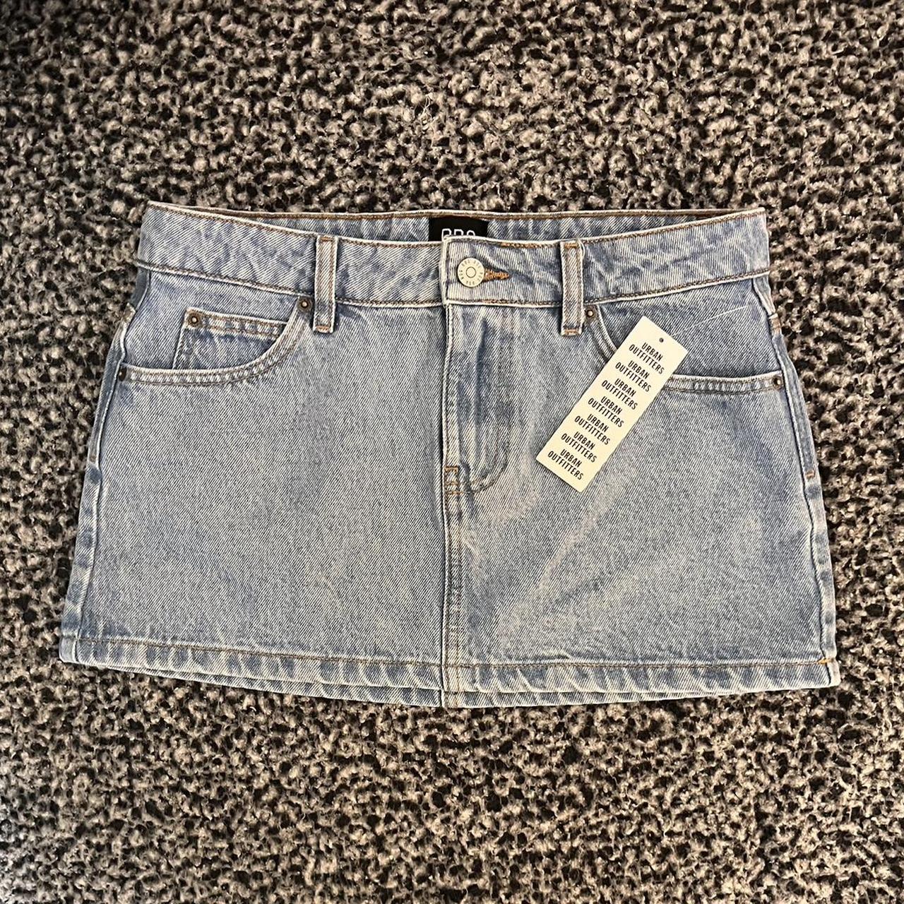 Bdg Denim Mini Skirt Nwt Feel Free To Send Depop