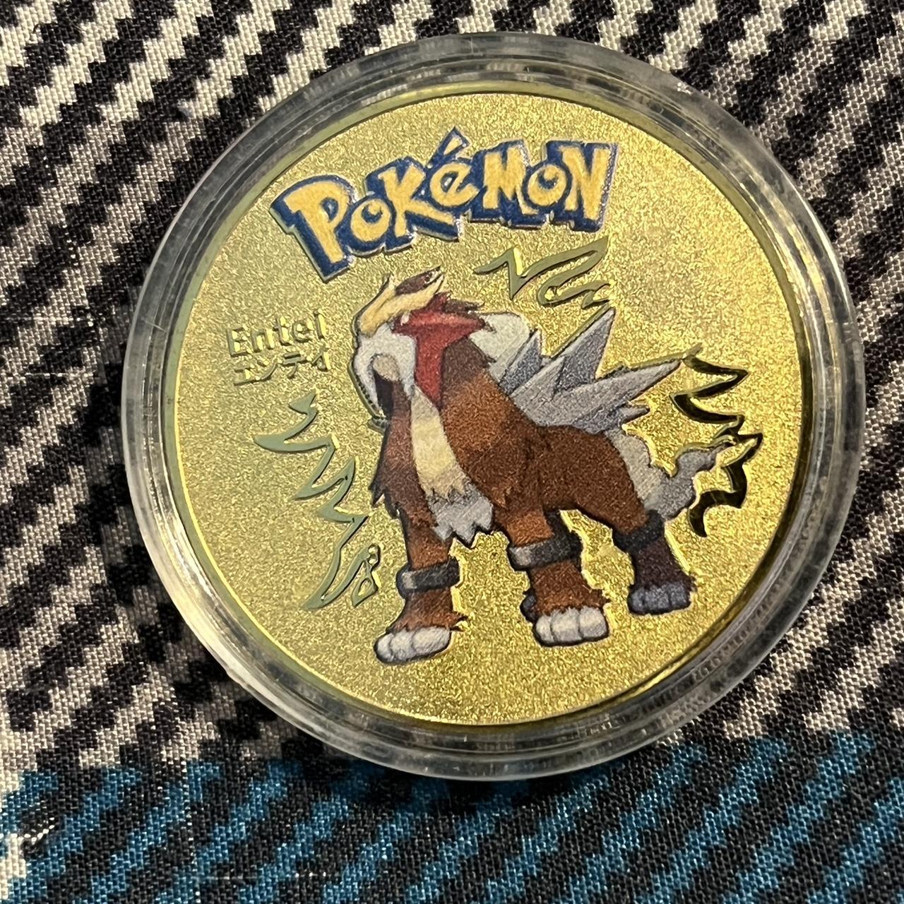Pokémon Entei Nintendo collectible coin - Depop