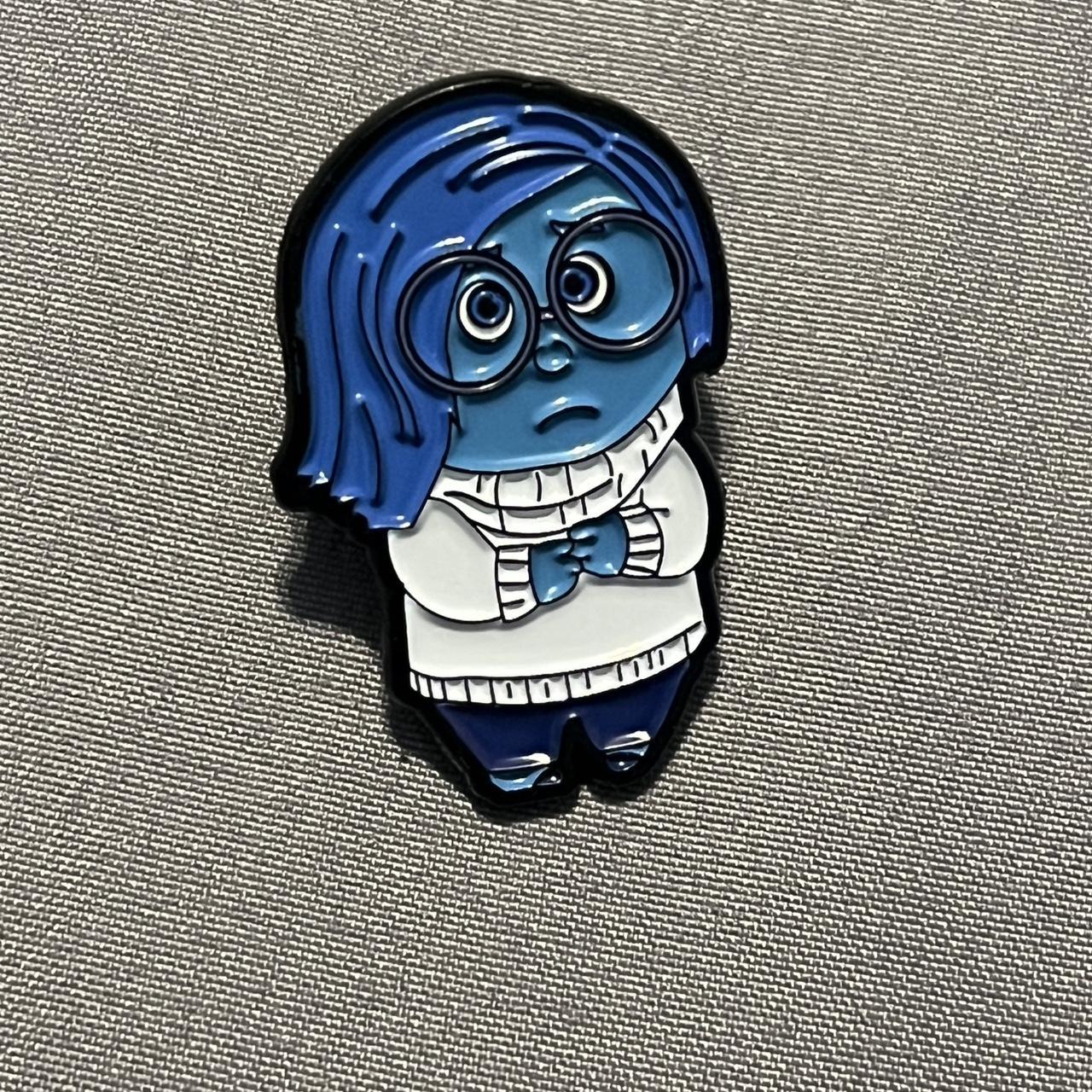 Disney Inside Out Sadness pin | Depop