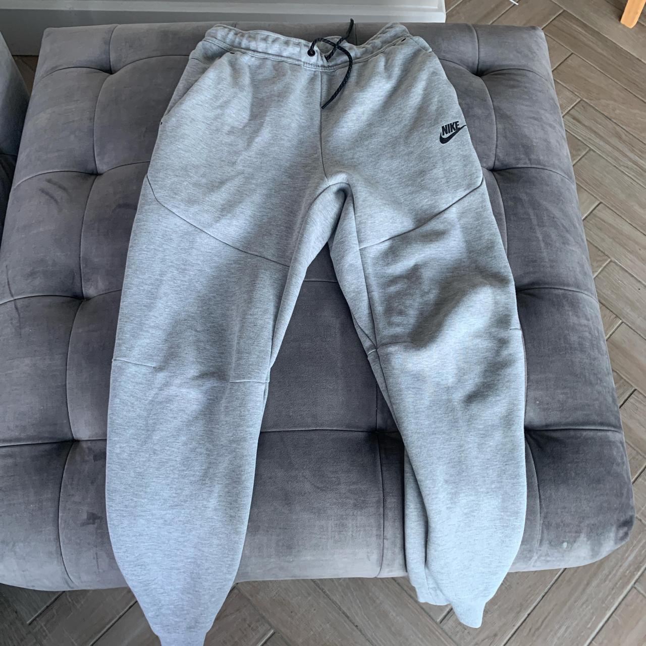 Grey nike tech bottoms - Depop