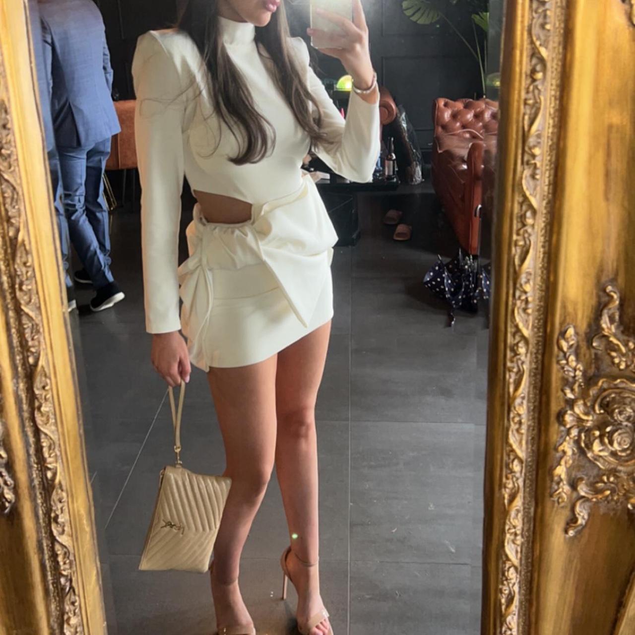 Francesca couture Stella ivory dress Perfect... - Depop