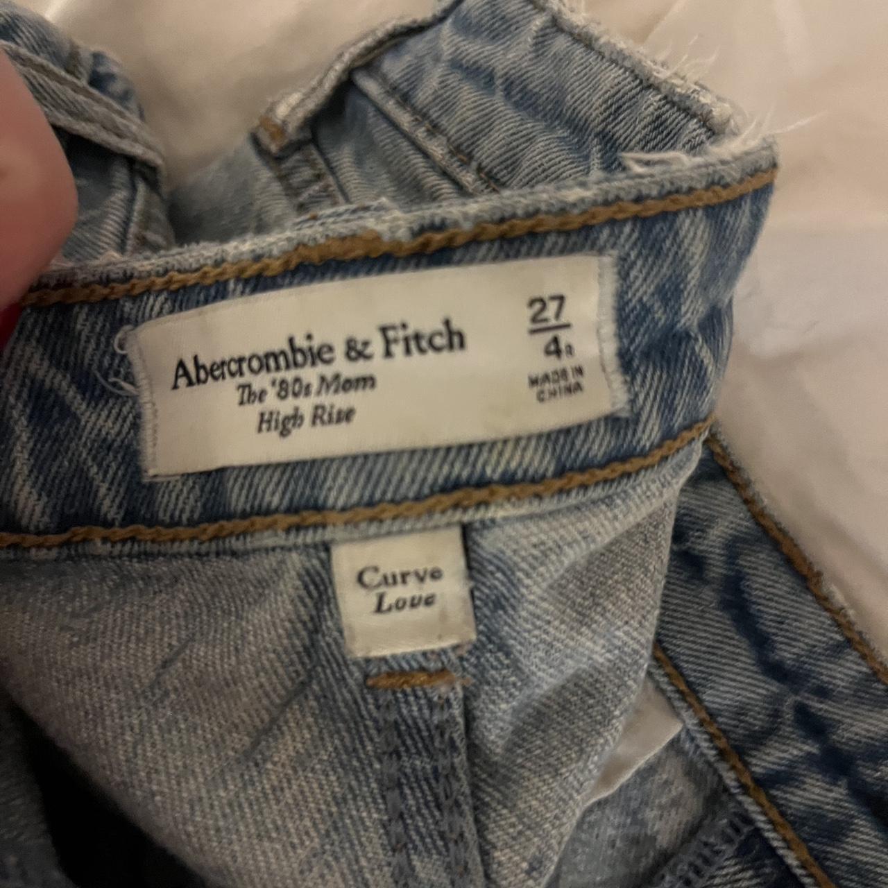 Abercrombie and Fitch High rise mom jeans #momjeans - Depop