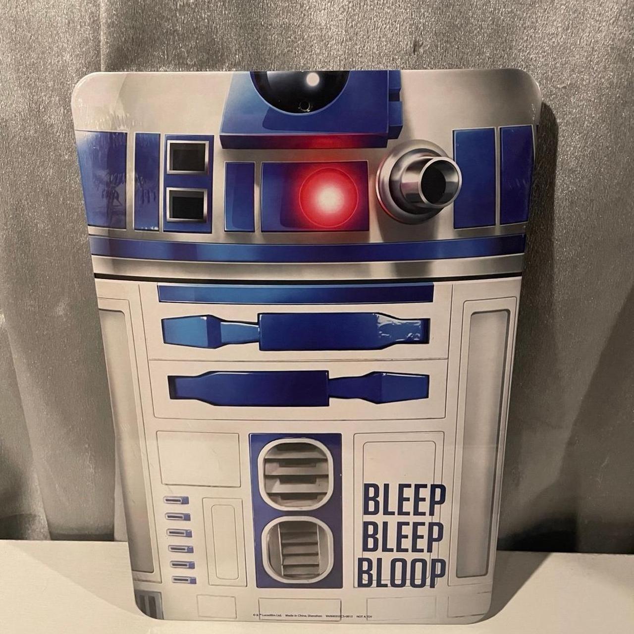 Star Wars R2D2 Bleep/Bleep/Bloop Wall Sign | Depop