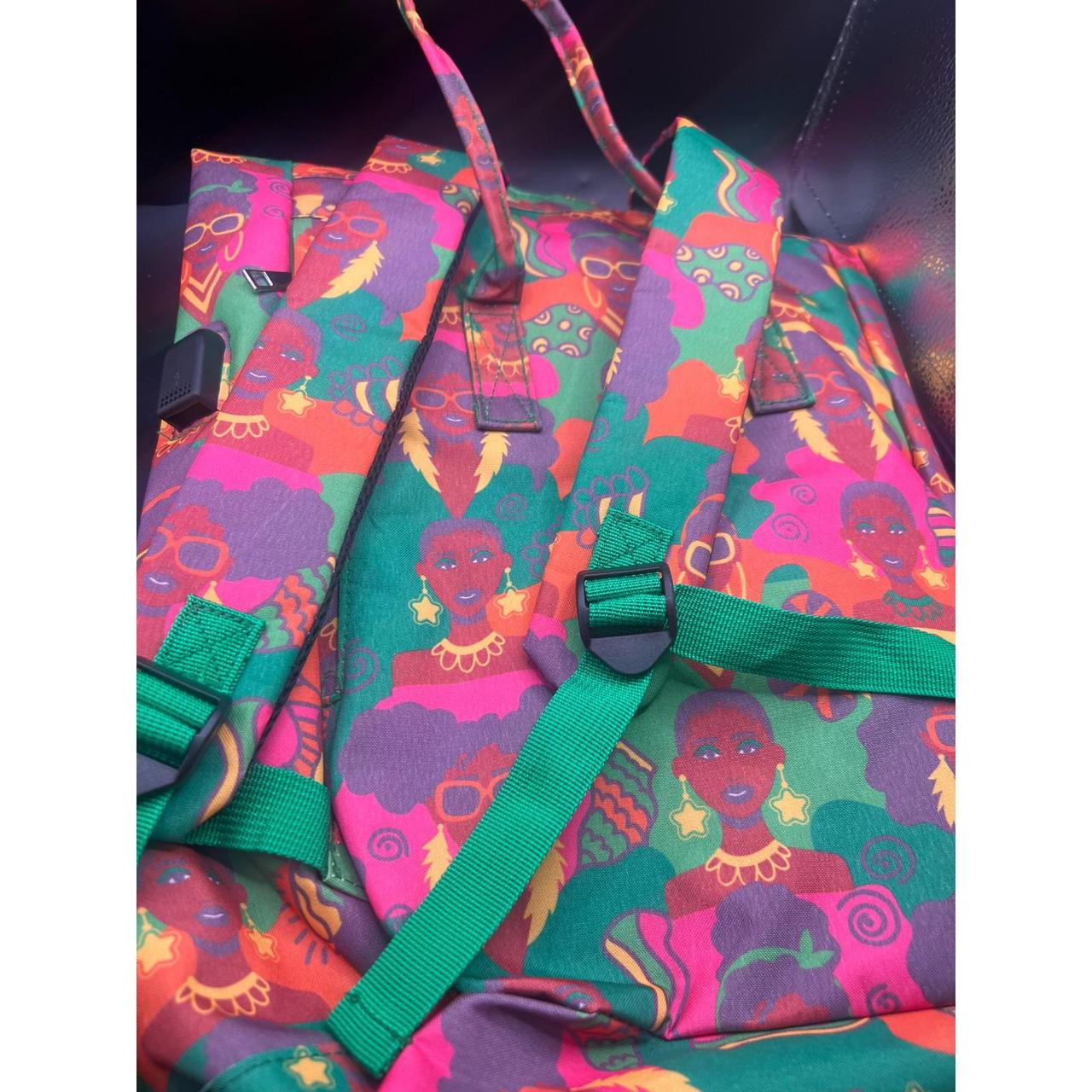 New IZZY&LIV Brown Girls ROCK backpack【sold as it is】 - Depop