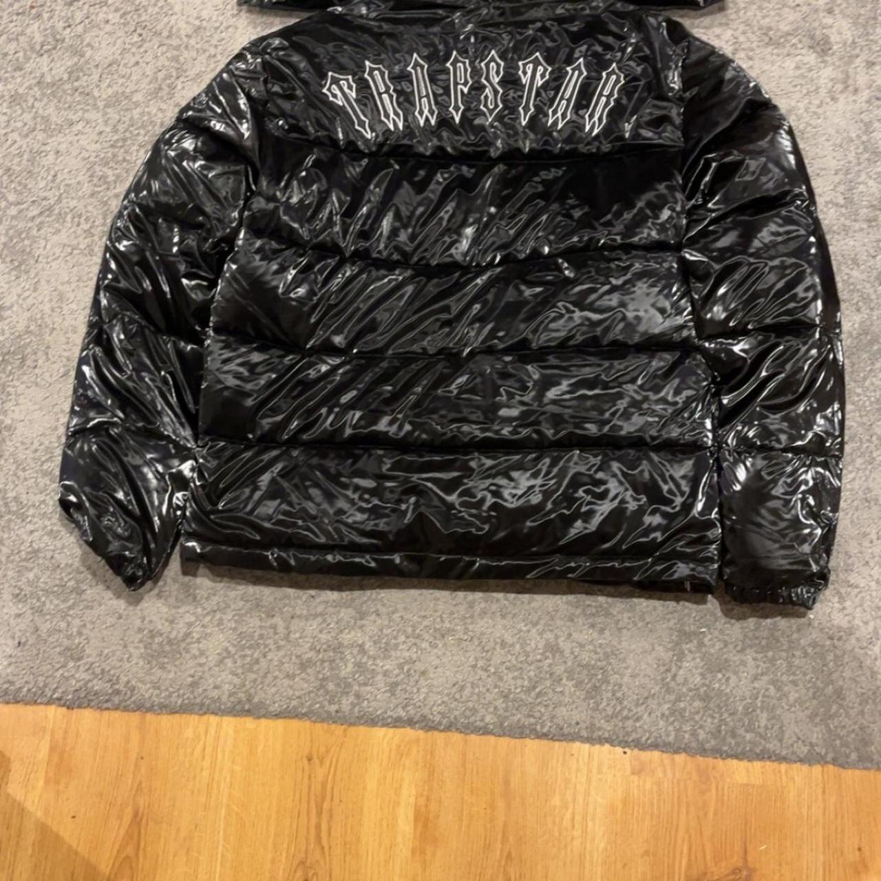 Trapstar black puffer jacket brand new has tags... - Depop