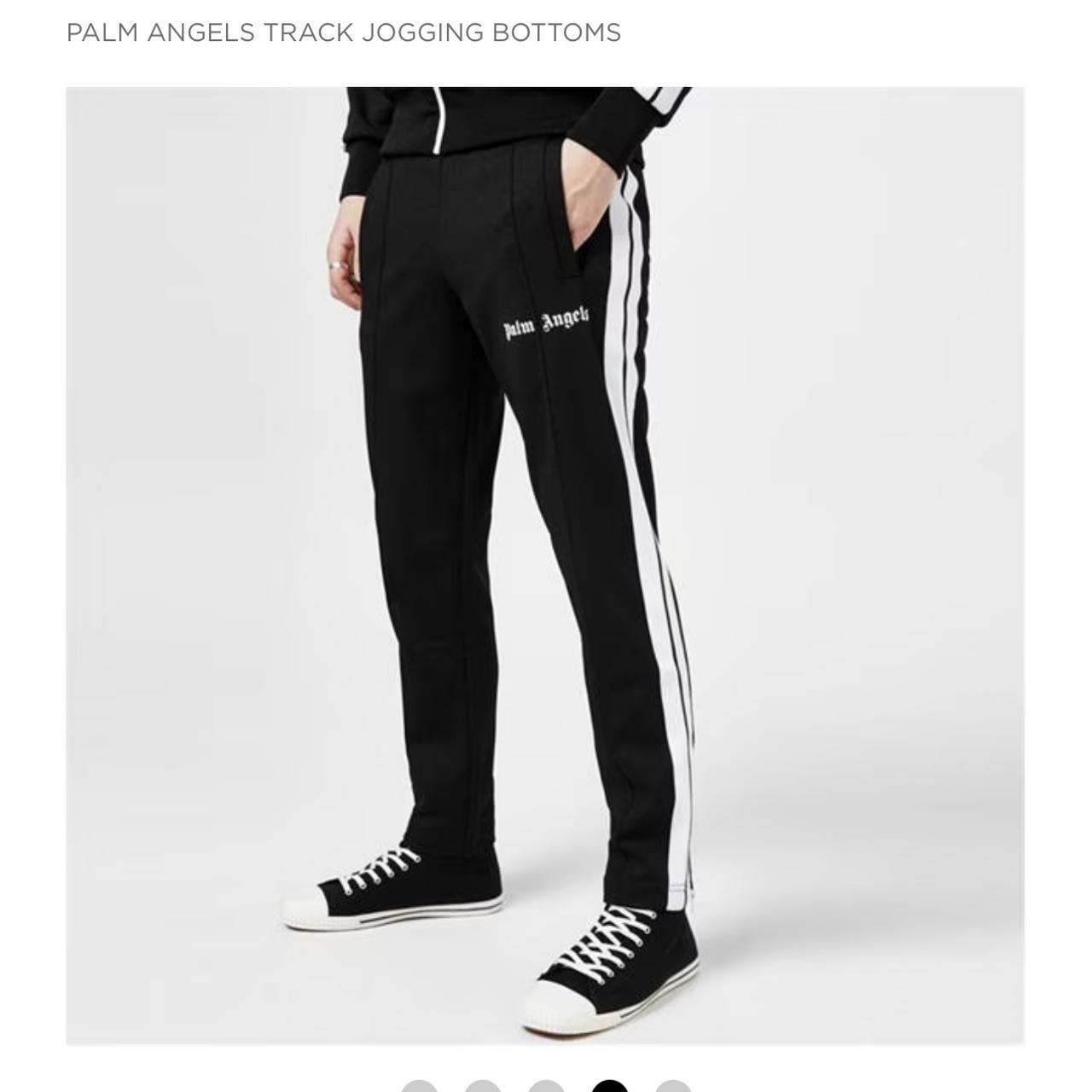 Palm Angels Men's Black Joggers-tracksuits | Depop
