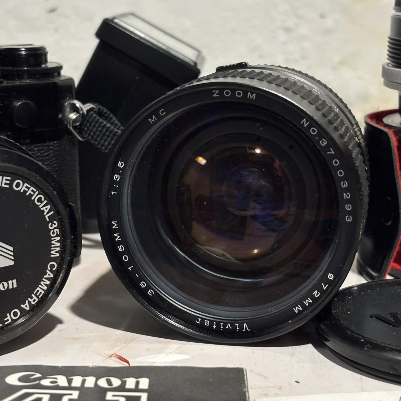 1980 Canon AE-1 35mm film camera with 50mm lens,... | Depop