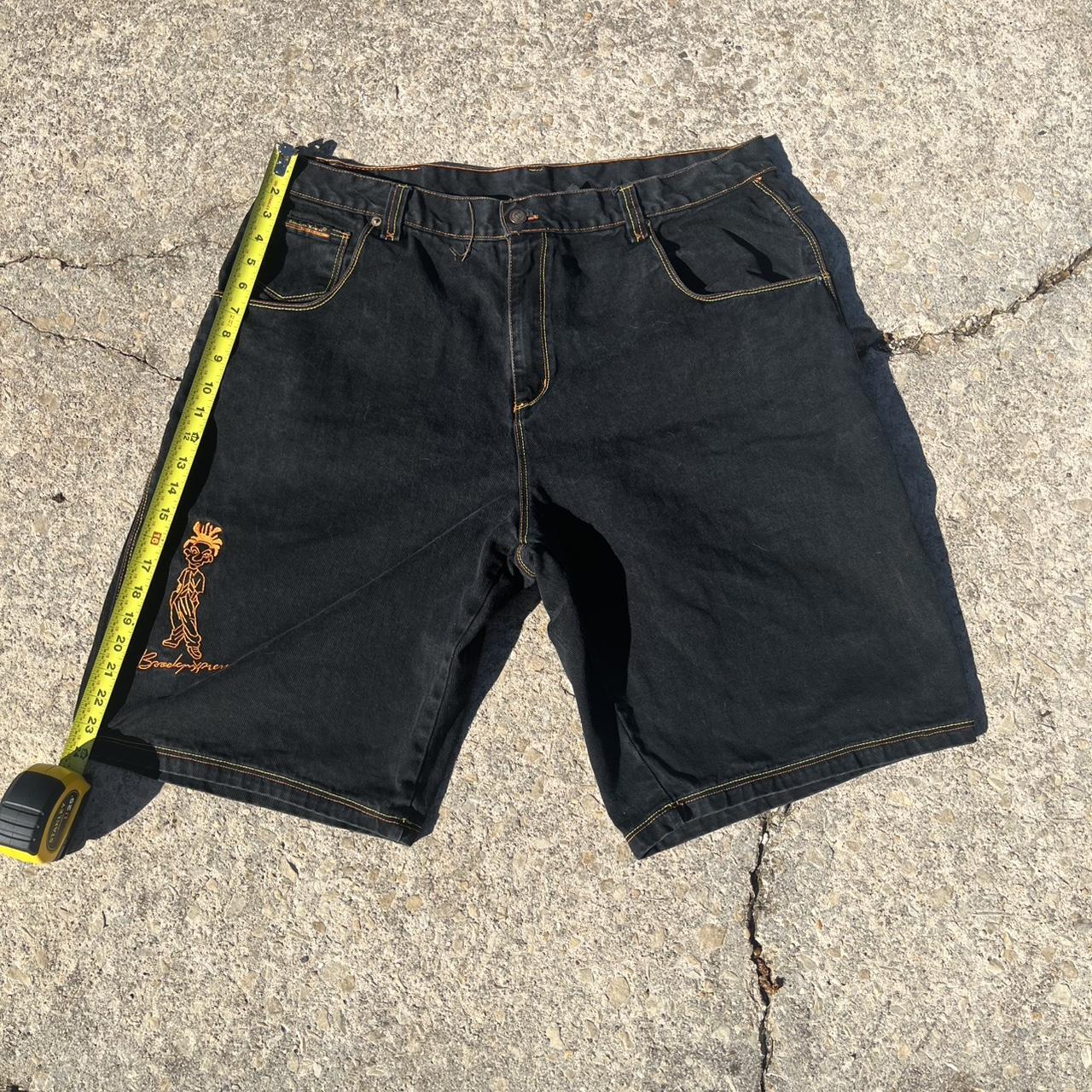 Brooklyn Xpress Jorts measurements shown minor flaw... | Depop