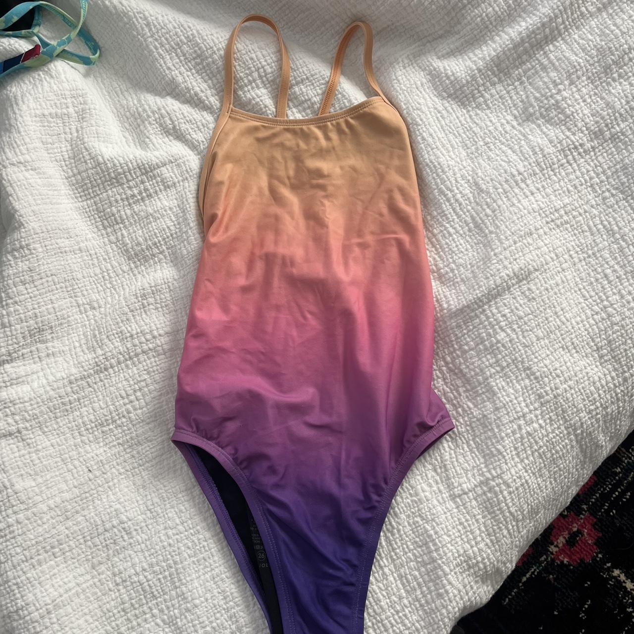 Sunset ombré jolyn Brandon swimsuit - size 26, worn... | Depop