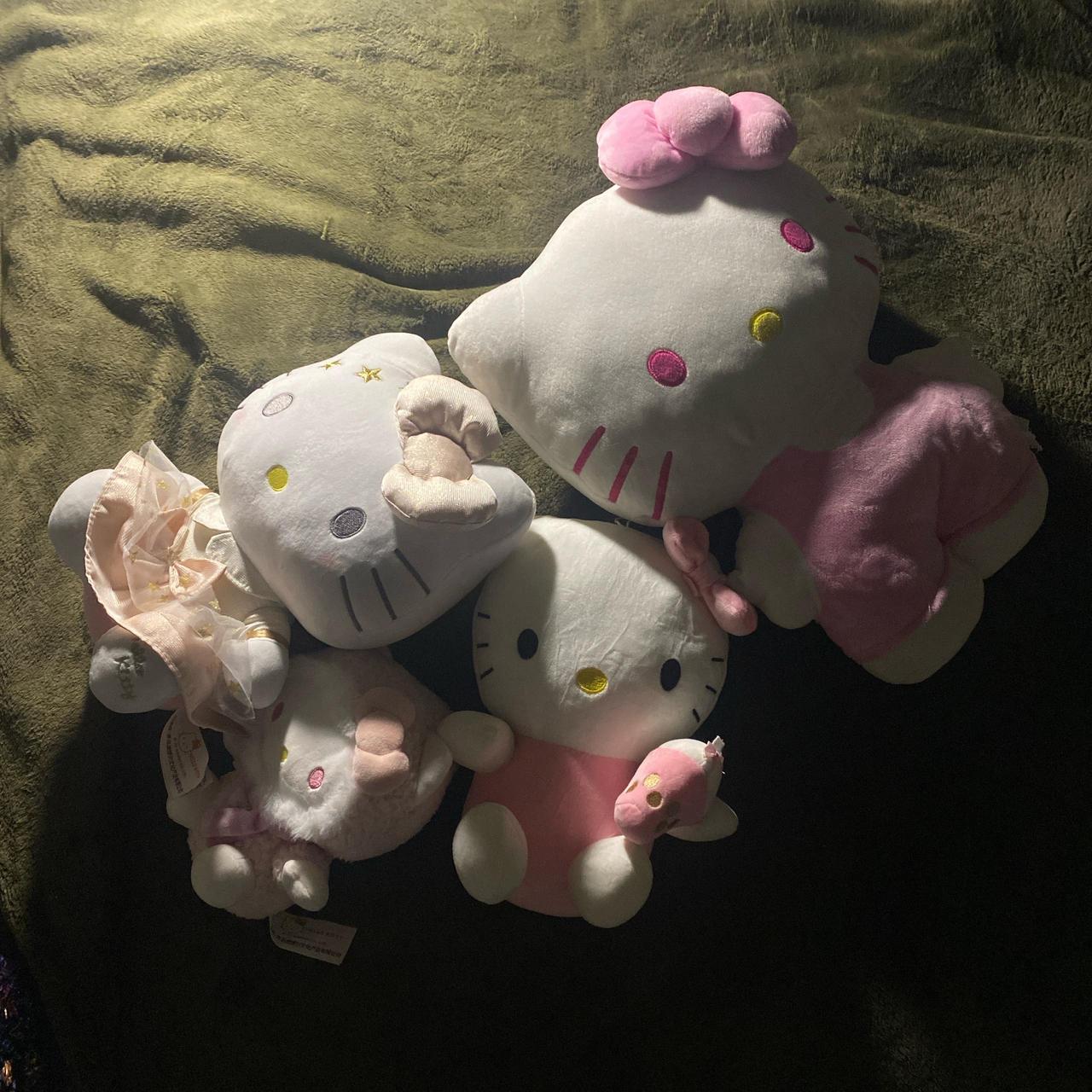 SELLING 4 HELLO KITTY STUFFYS :( I have a huge... - Depop