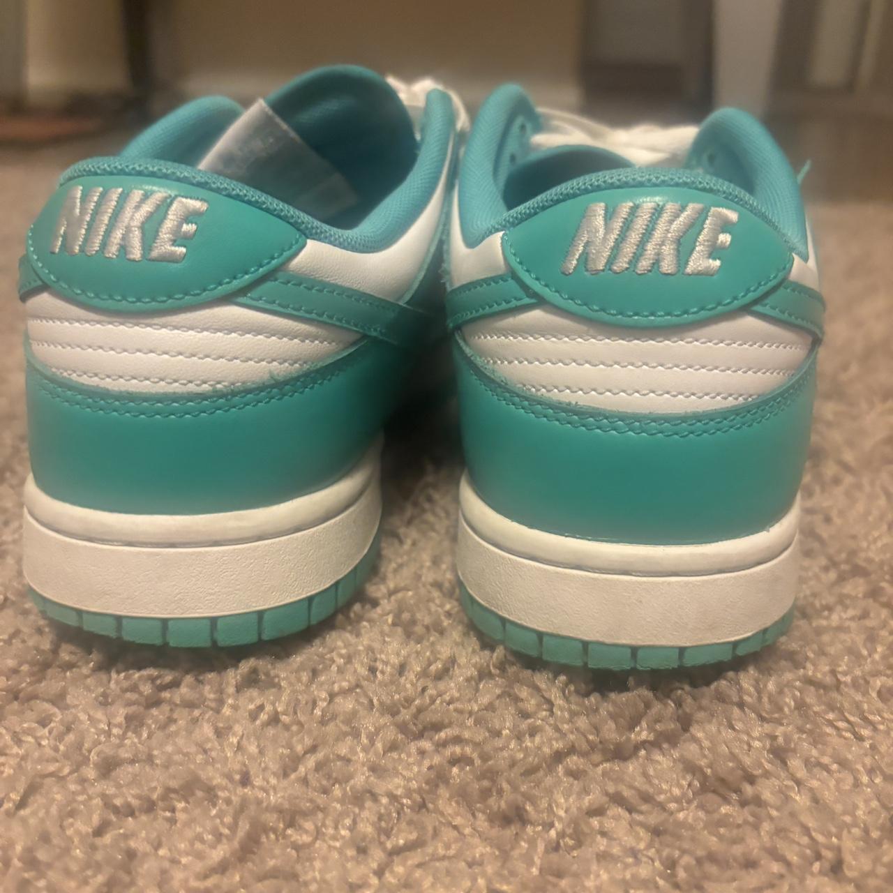 Nike Dunk Low Turquoise trainers #turquoisetrainers | Depop