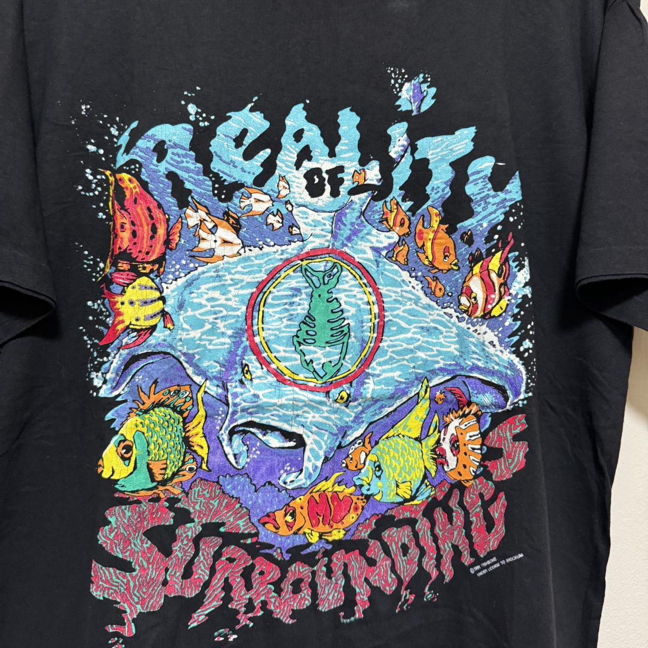 Vintage 1991 fishbone brockum tour promo original t... - Depop