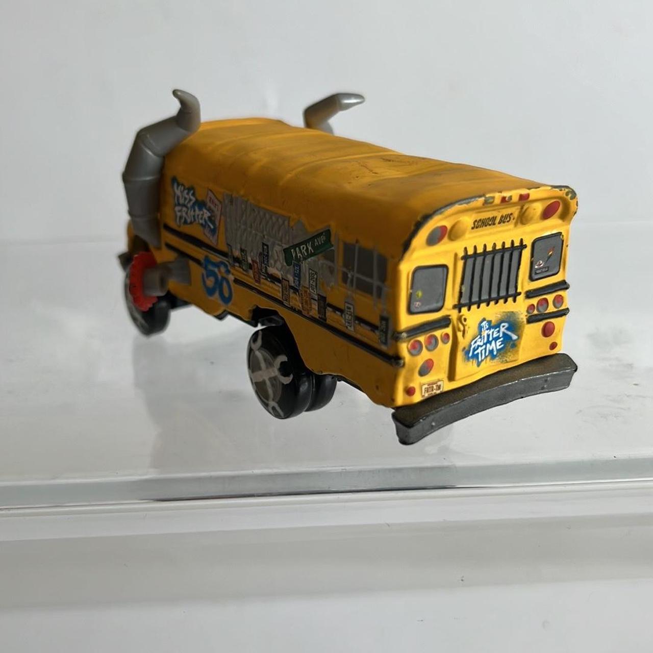 Disney Pixar Cars 3 Deluxe Miss Fritter Bus Die Cast - Depop