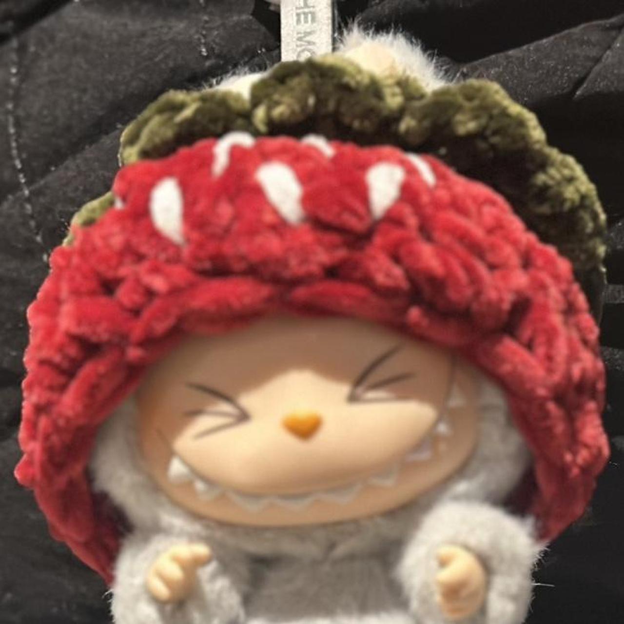 2 MORE AVAILABLE! Labubu Crochet Strawberry... - Depop