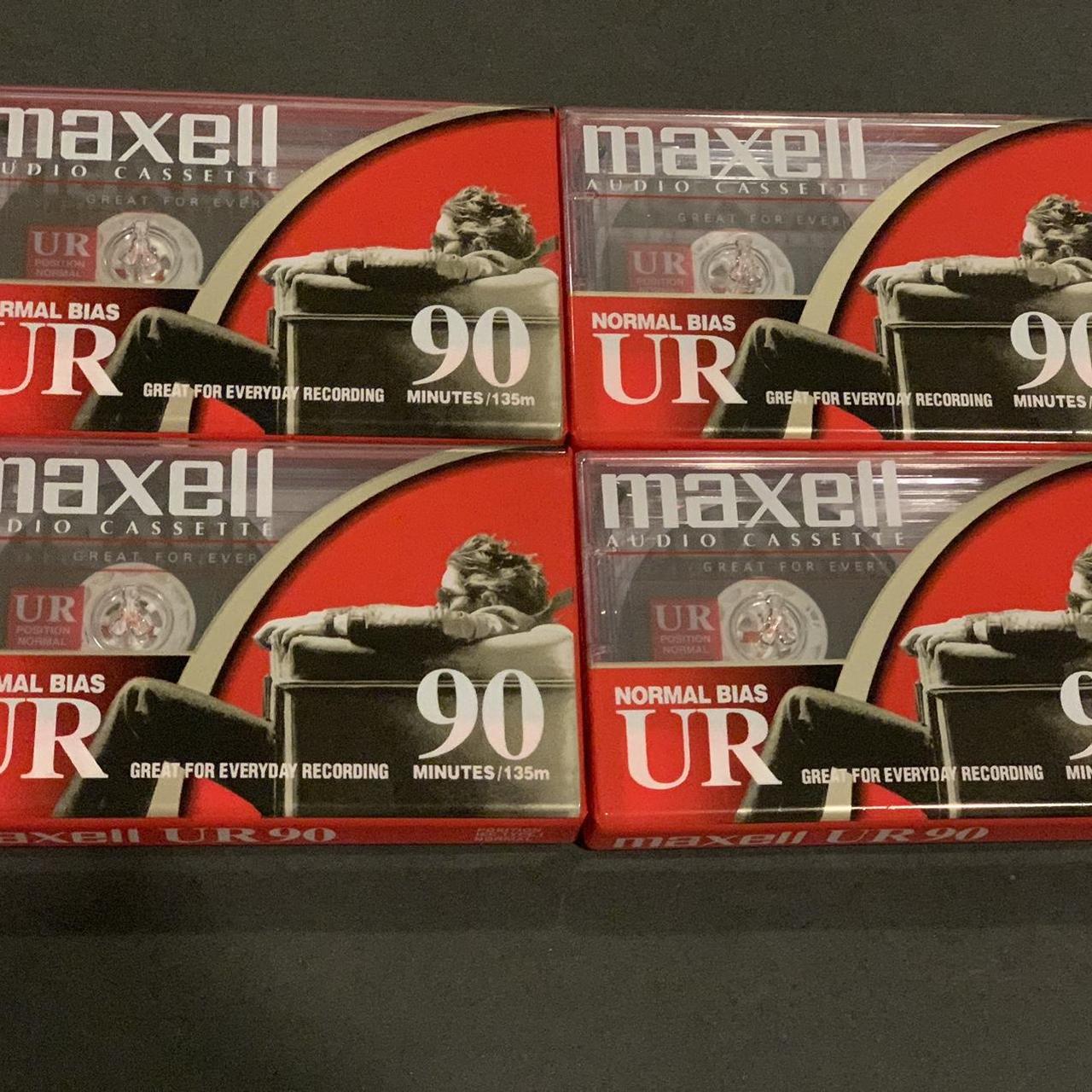 Maxell cassette tapes - 4 pack, featuring 90 Normal... - Depop
