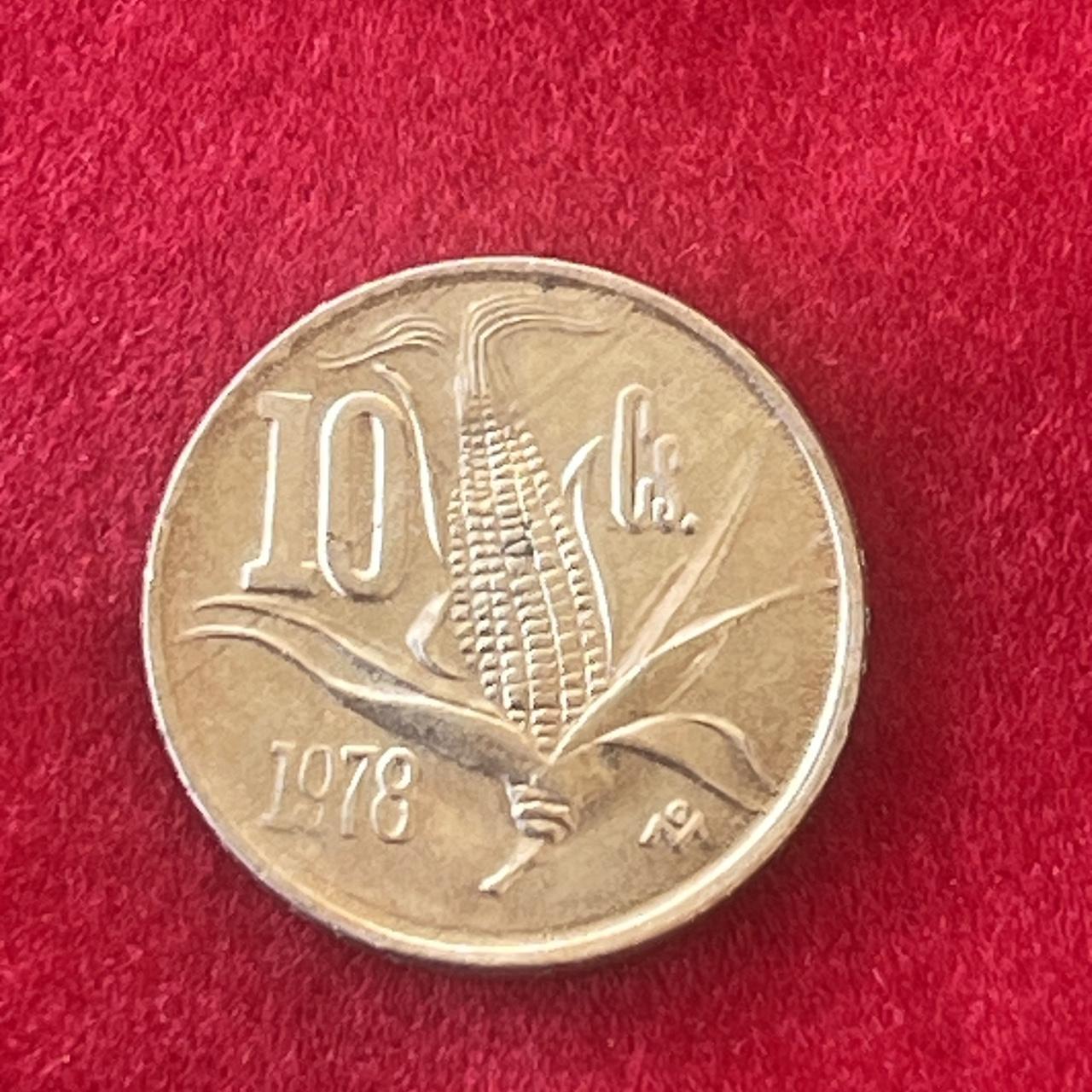 1978 Mexican 10 cents coin #mexico... - Depop