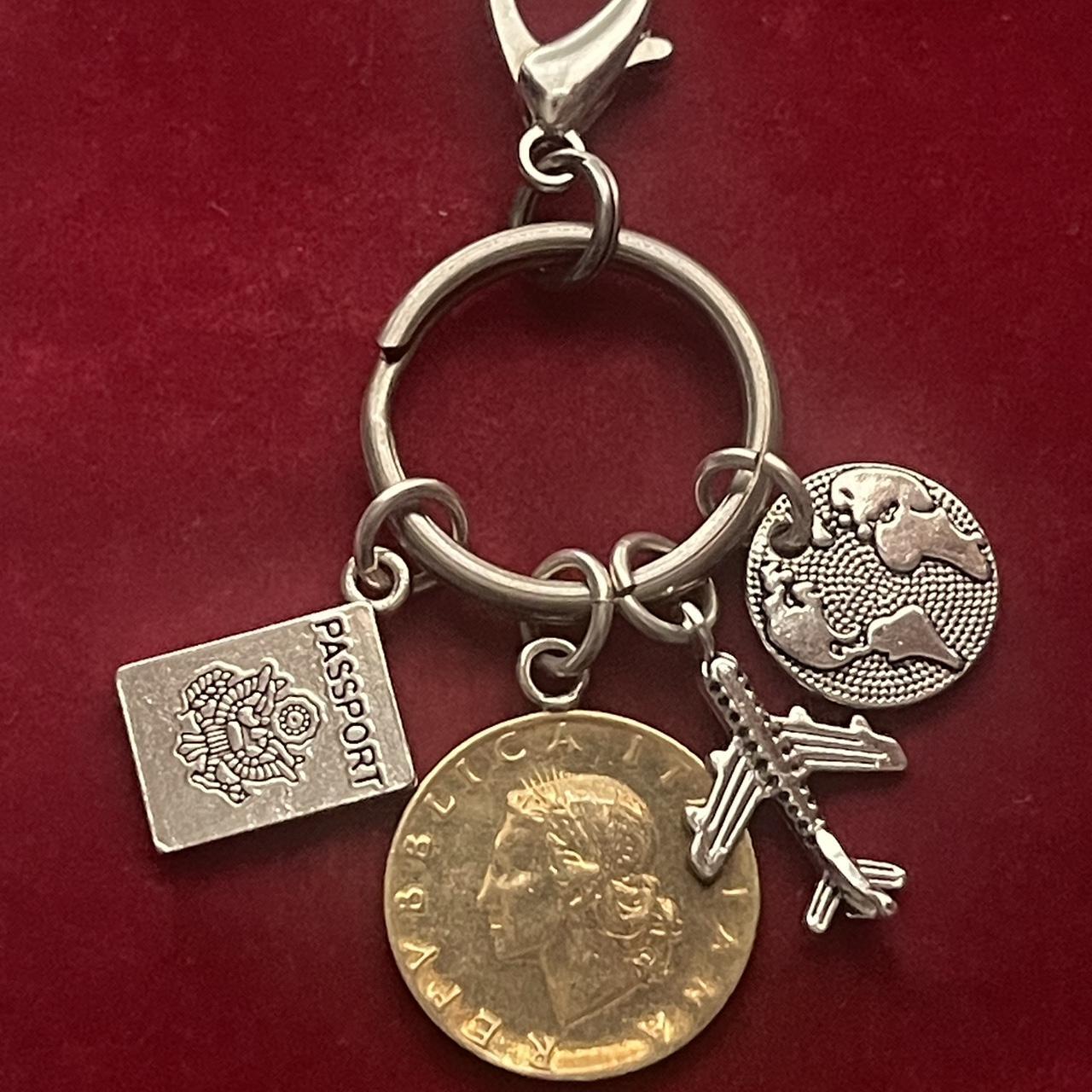 Italian coin key-charms for a purse 👜 with a mix of... - Depop