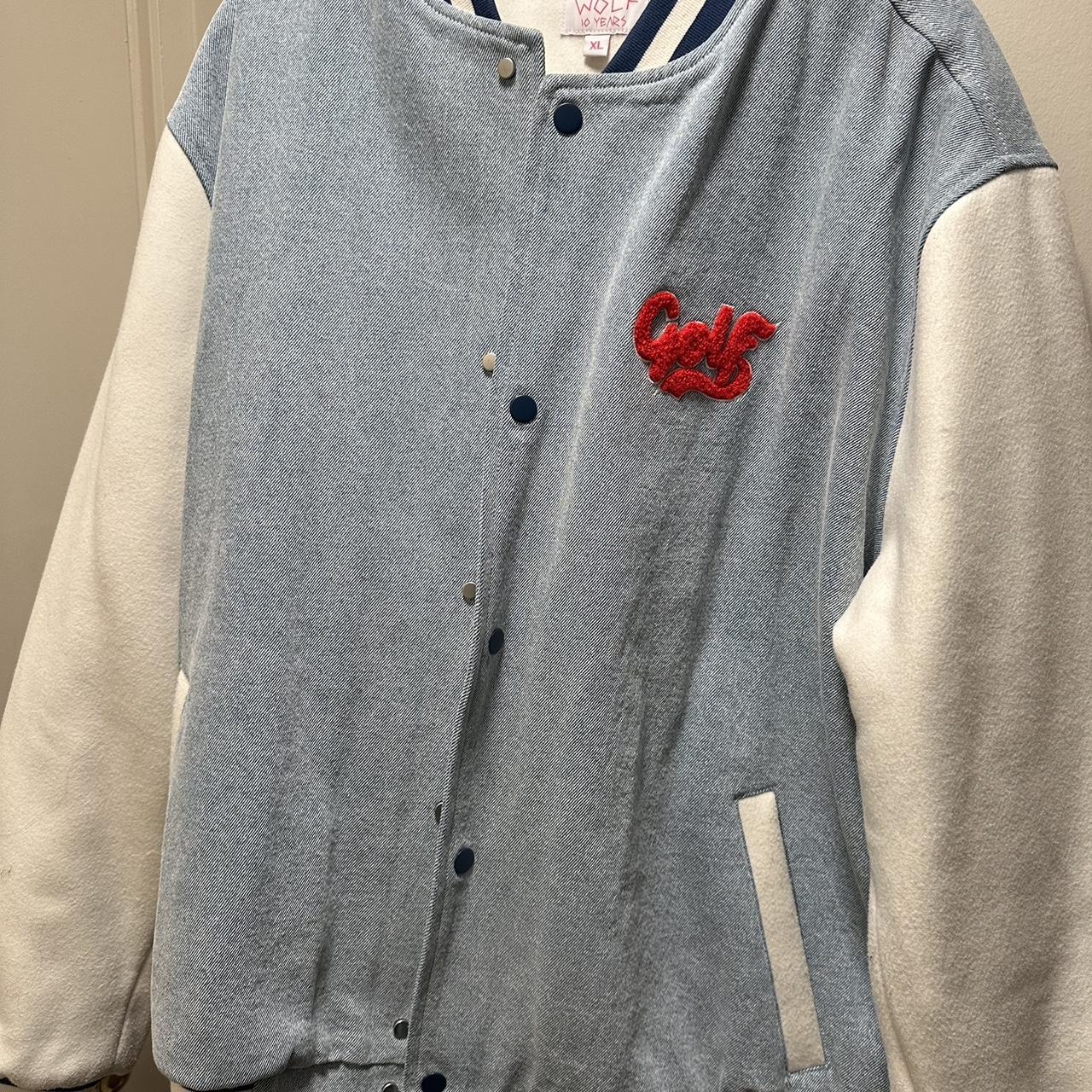 10 year anniversary golf varsity jacket brand new... - Depop